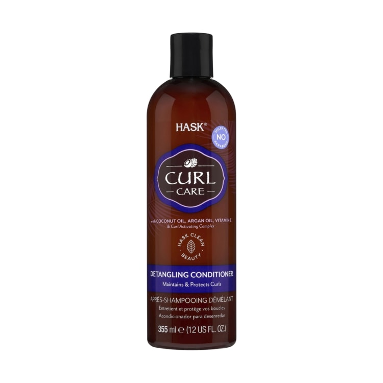 HASK Curl Care Detangling Conditioner 355ml - Coconut Oil, Argan Oil ...