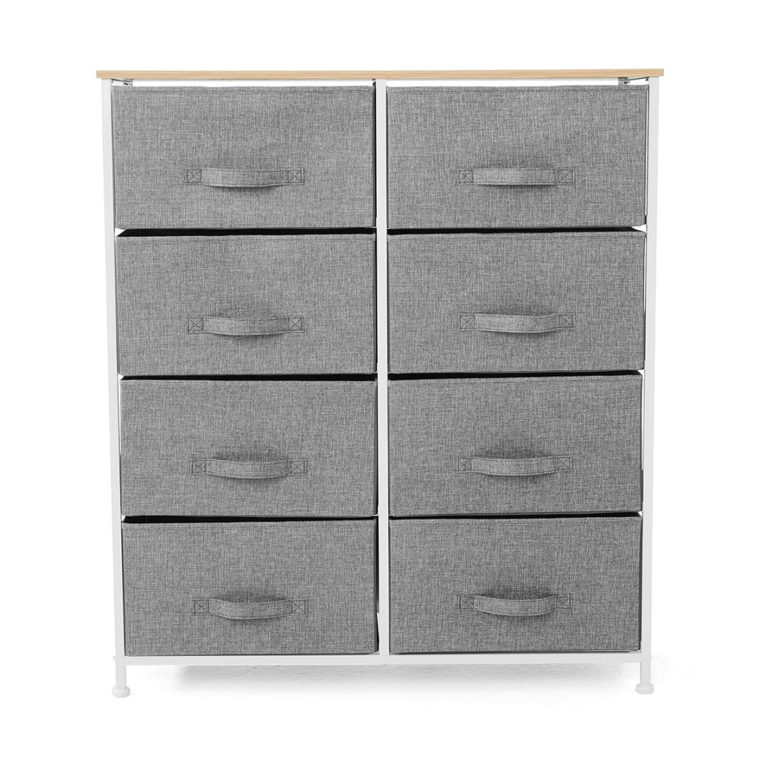 8 Drawer Chest - Grey - Kmart NZ