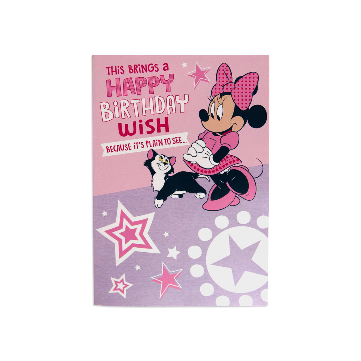 Hallmark Disney Interactive Birthday Card - Minnie Mouse and Figaro - Kmart