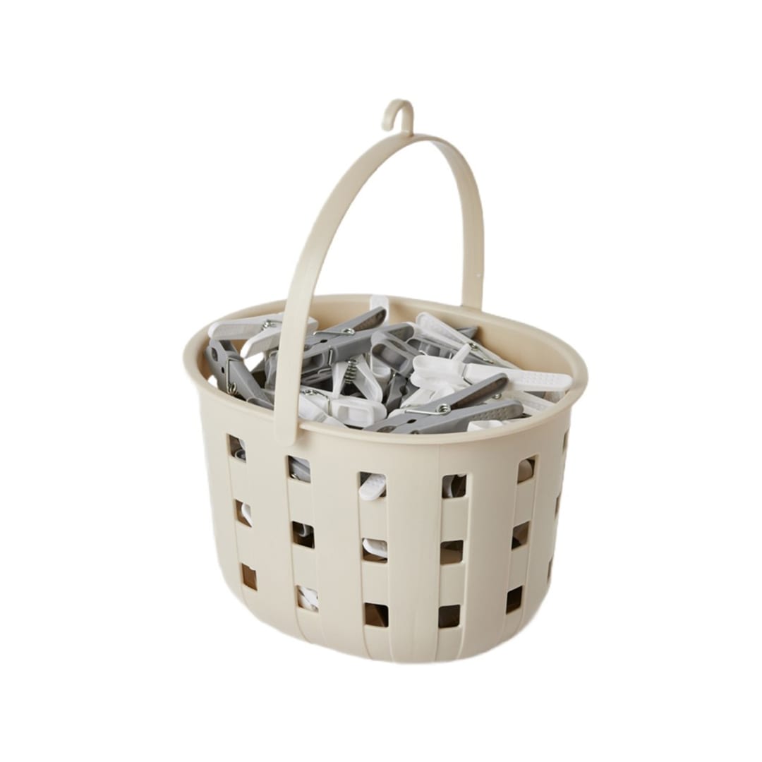 Trellis Peg Basket - Beige - Kmart