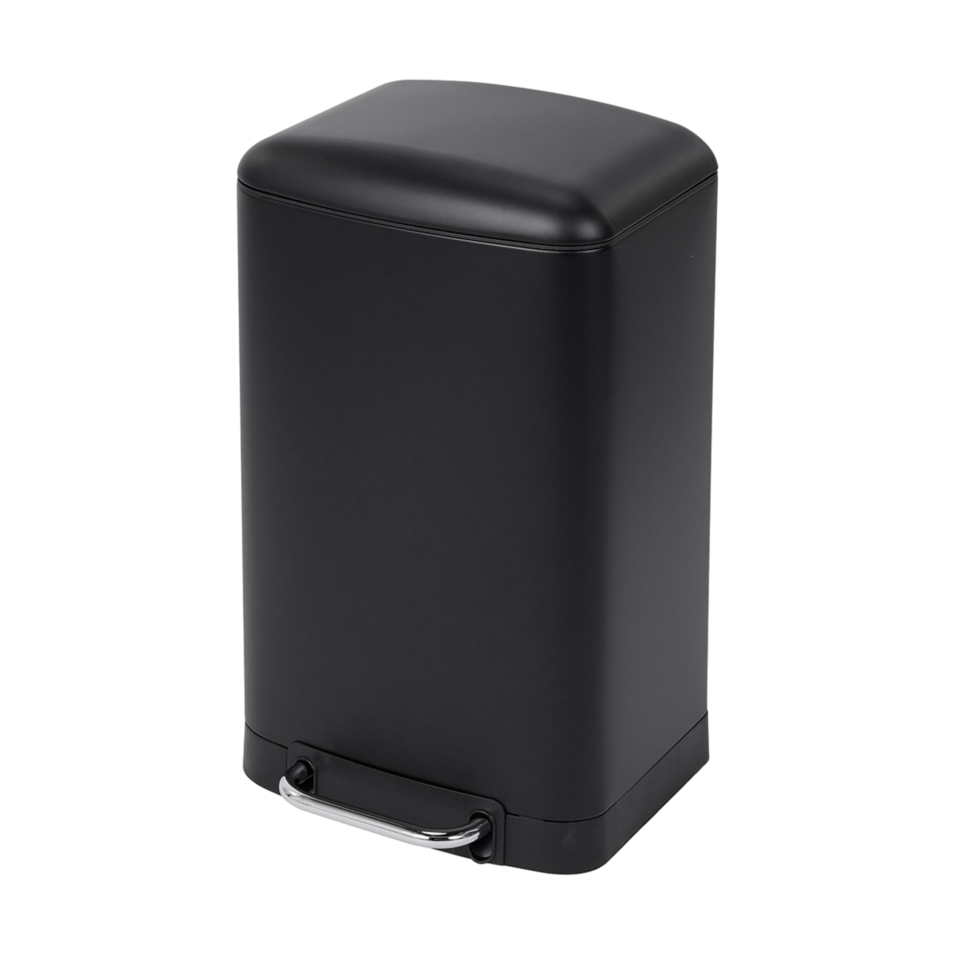 30L Rectangular Pedal Bin - Matte Black - Kmart