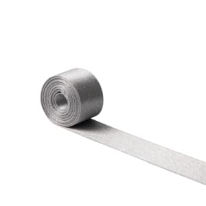 Hallmark Multi-Occasion 2m Fabric Ribbon - Silver Look - Kmart NZ