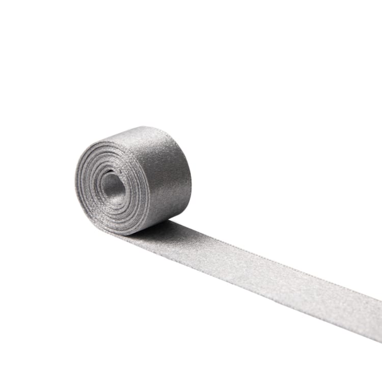 Hallmark Multi-Occasion 2m Fabric Ribbon - Silver Look - Kmart NZ