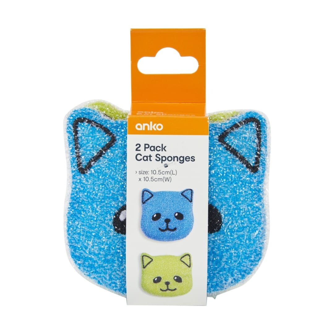 2 Pack Cat Sponges - Kmart