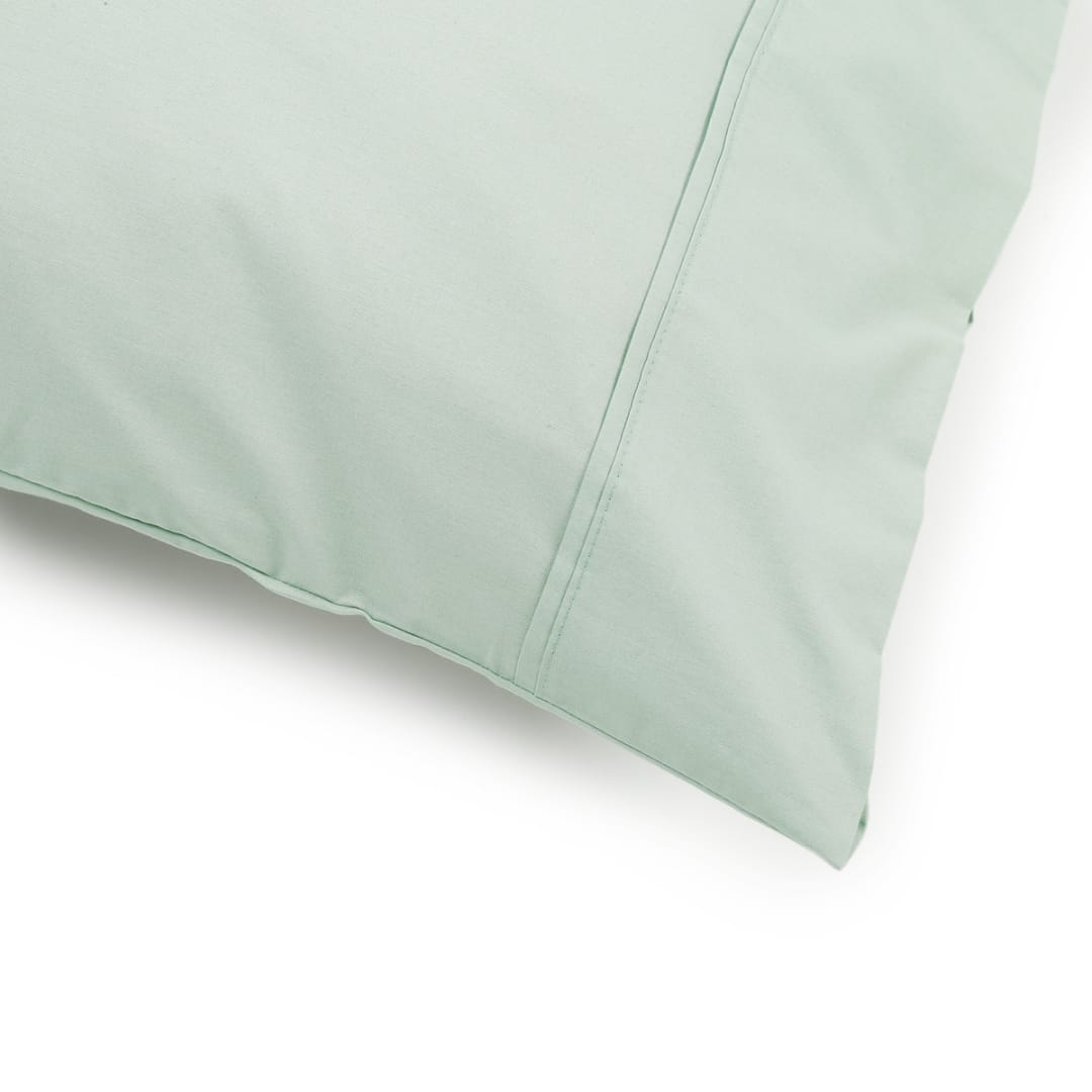 250 Thread Count Cotton Rich Standard Pillowcase - Eucalyptus - Kmart
