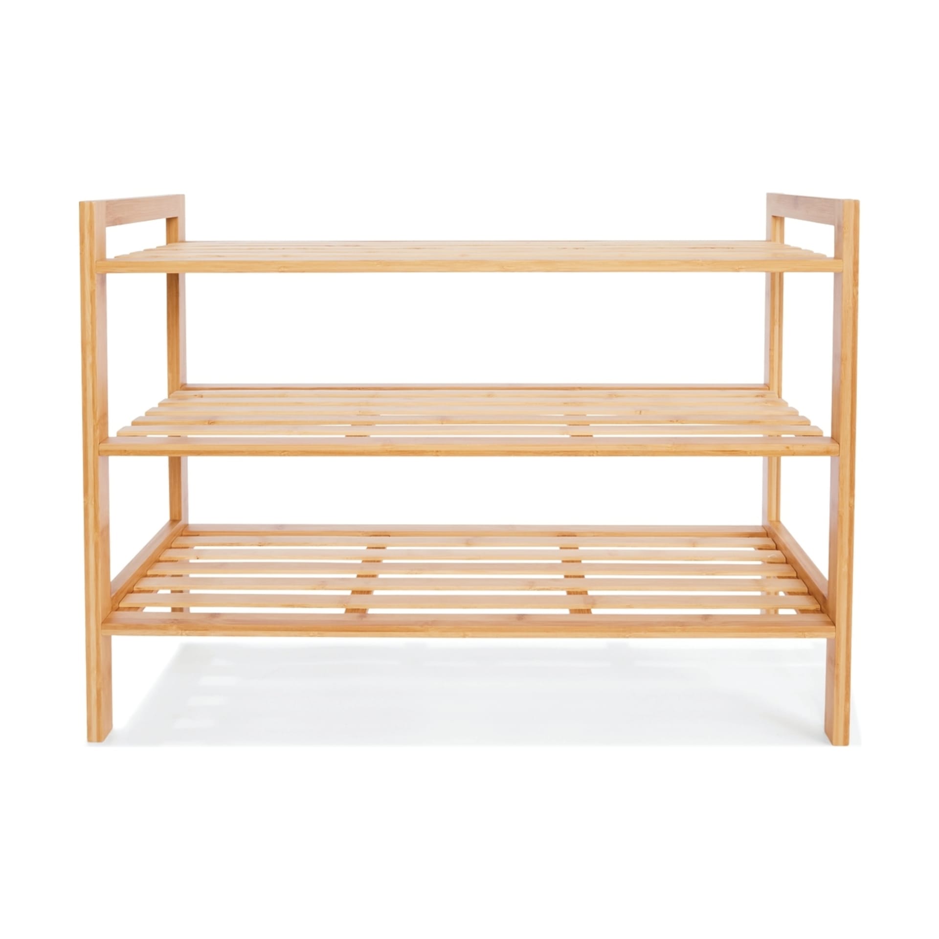 3 Tier Stackable Bamboo Shoe Rack - Kmart