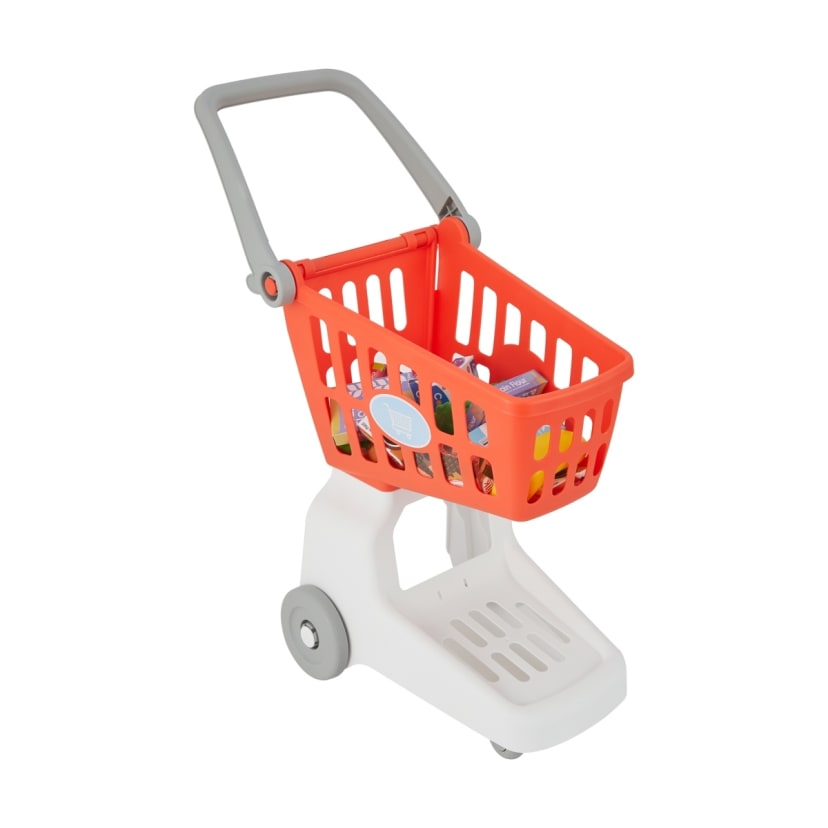 18 Piece Shopping Trolley and Food Playset - Kmart