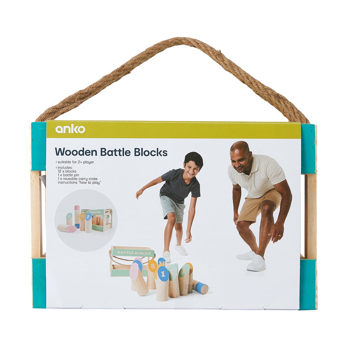 Wooden Battle Blocks - Kmart