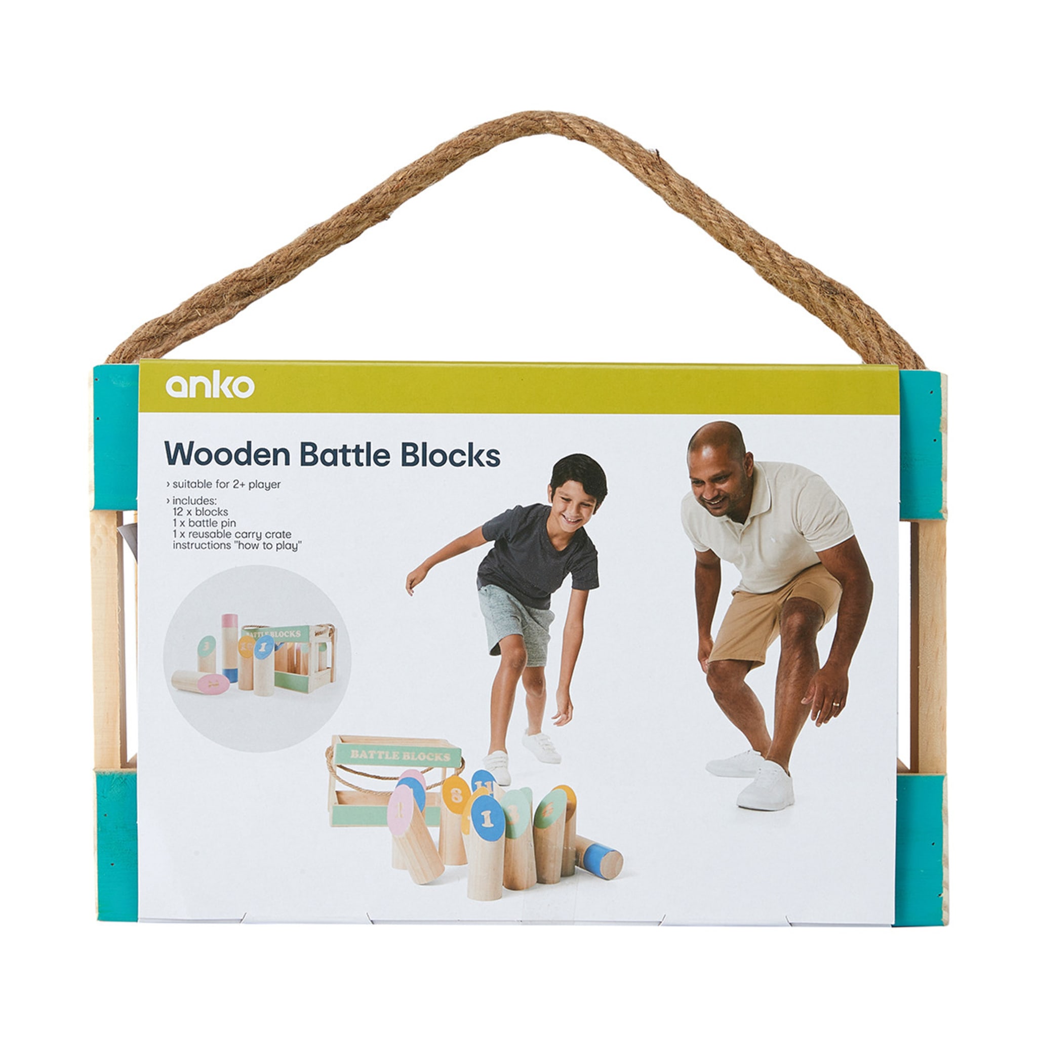 Wooden Battle Blocks - Kmart
