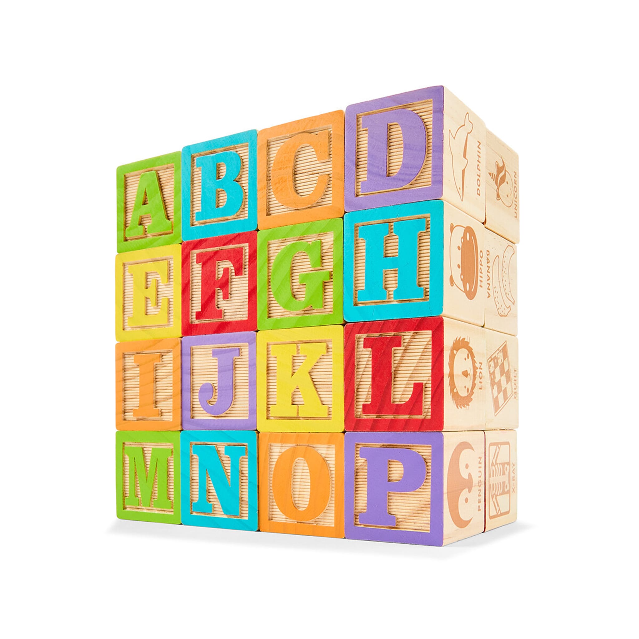 Wooden Alphabet Blocks - Kmart