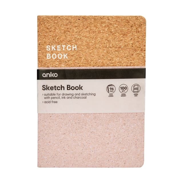 Sketch Book - Pink - Kmart