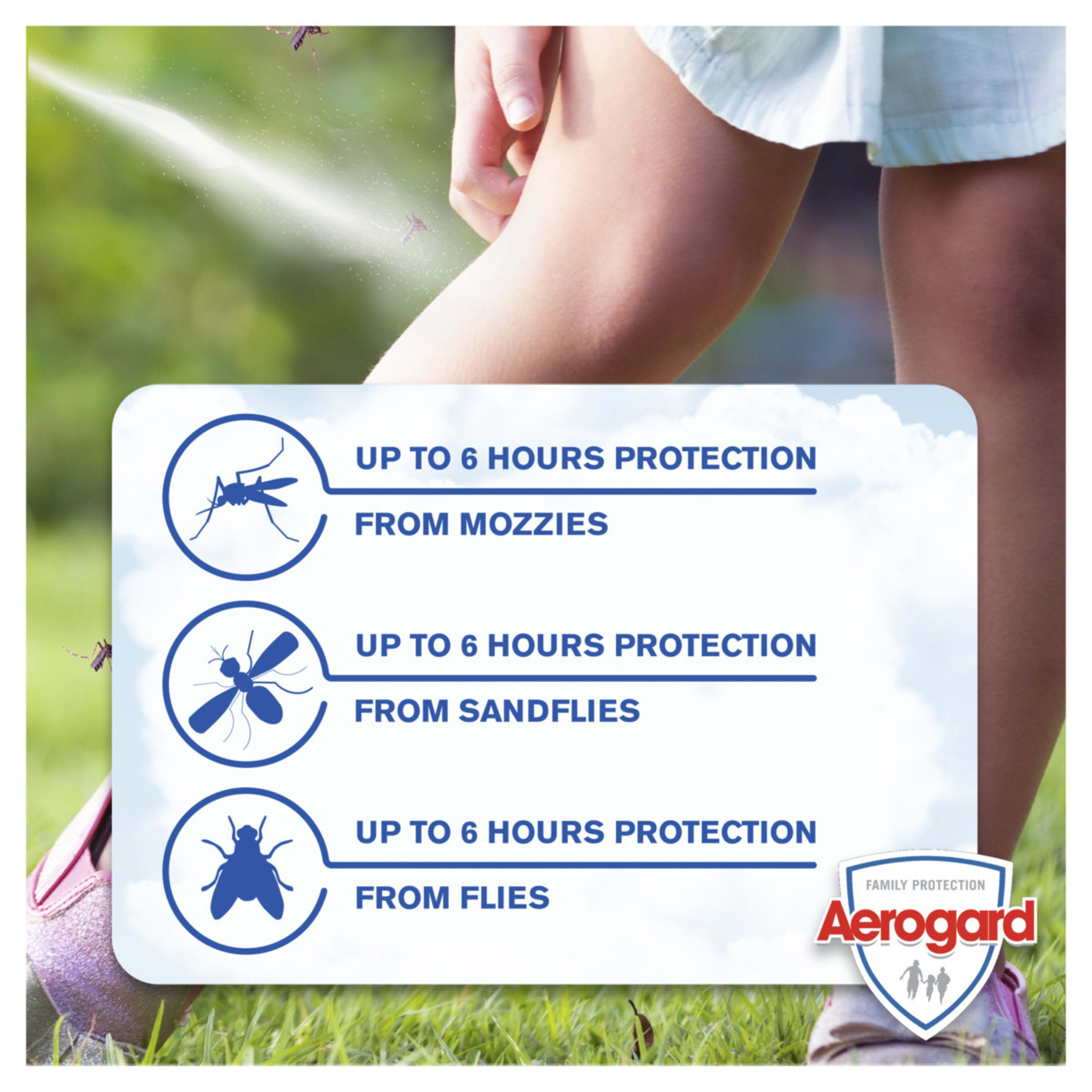 Aerogard Body Odourless Protection Insect Repellent Aerosol Spray 300g ...