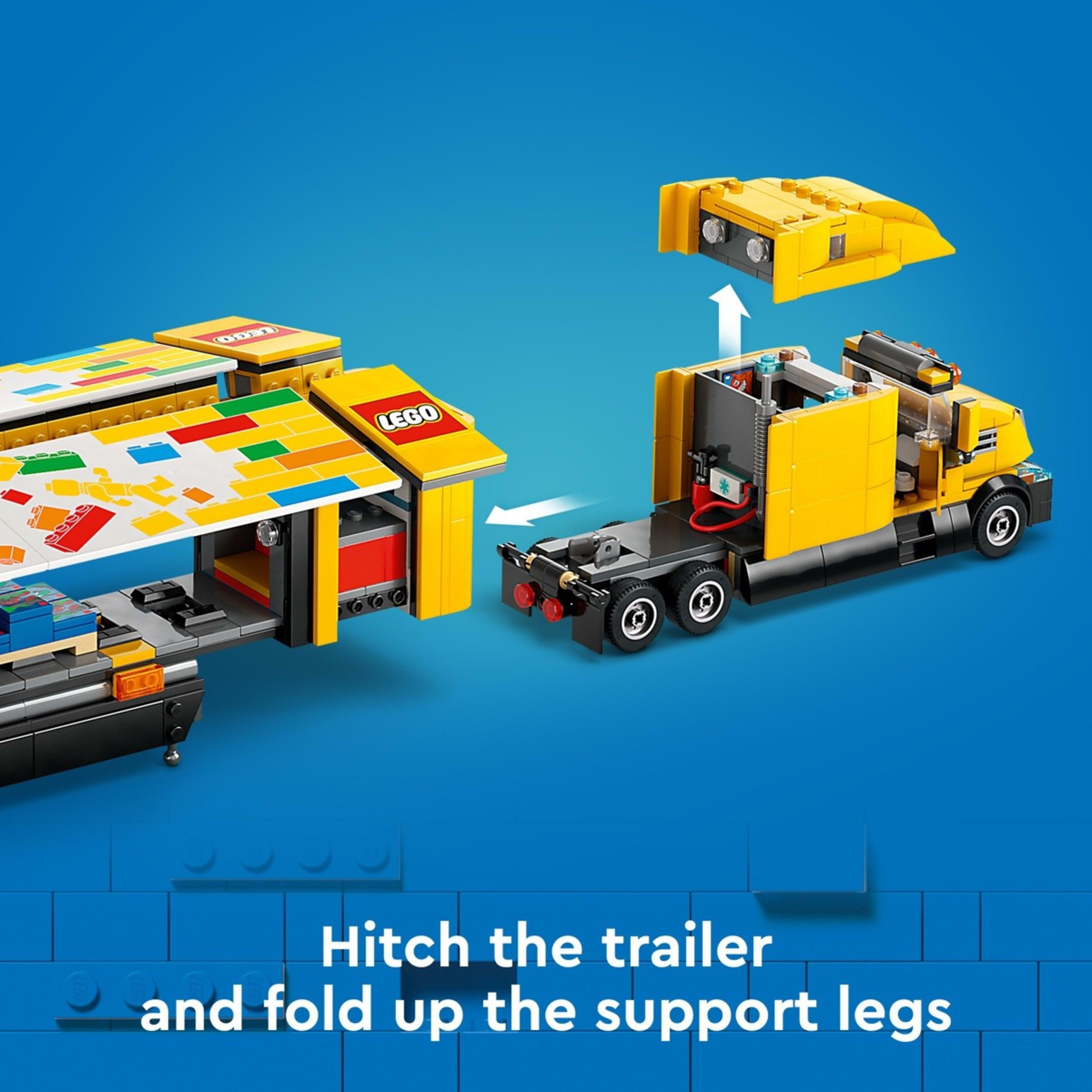 LEGO City Big Vehicles Yellow Delivery Truck 60440 - Kmart