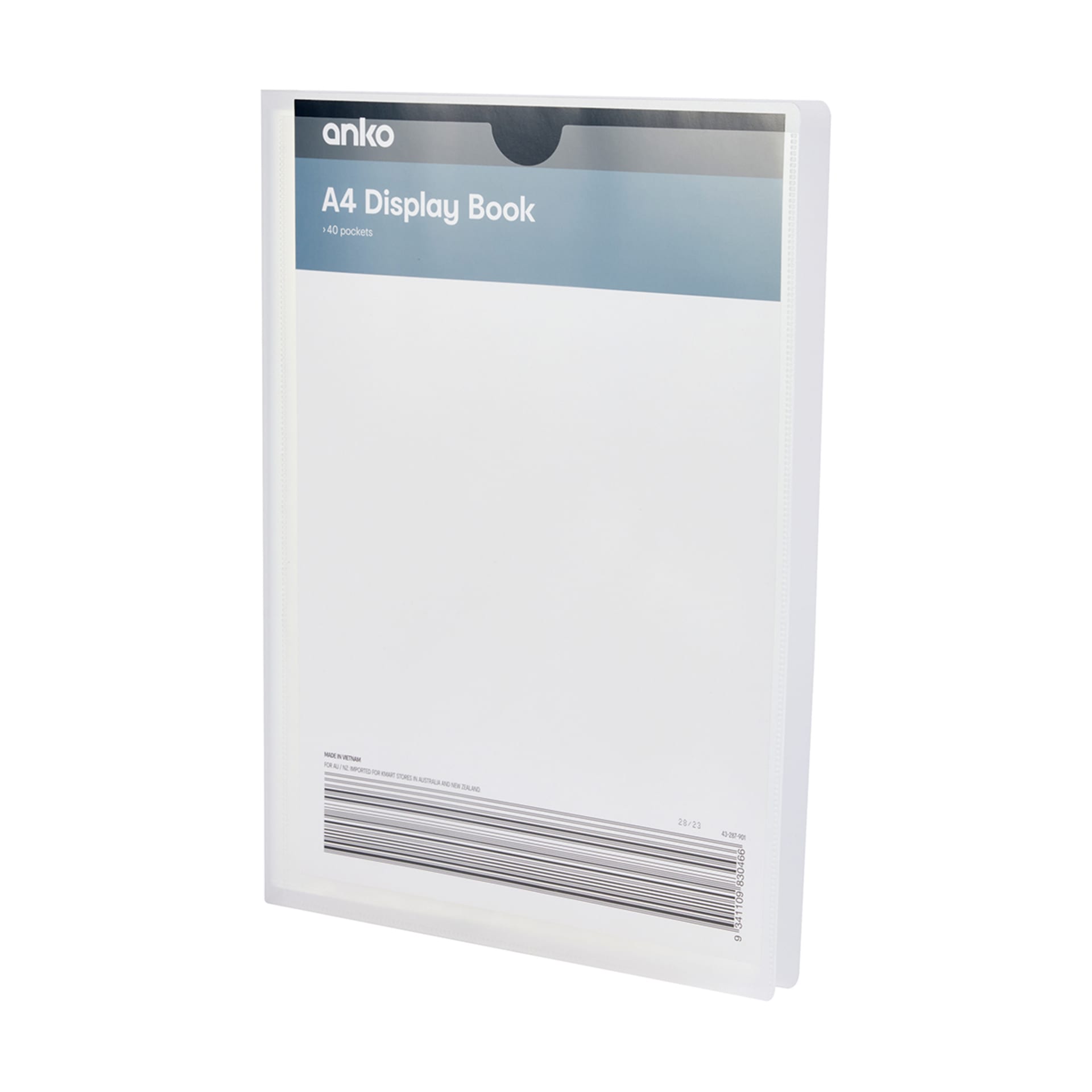 A4 Display Book - Clear - Kmart