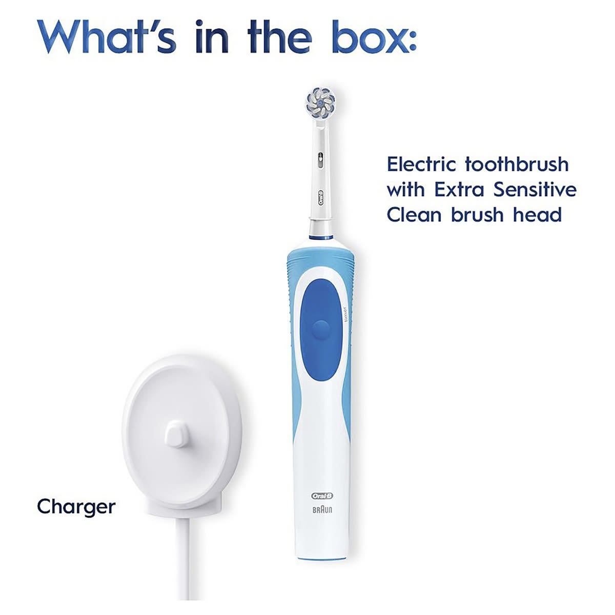 Oral-B Vitality Extra Sensitive Clean Electric Toothbrush - Kmart