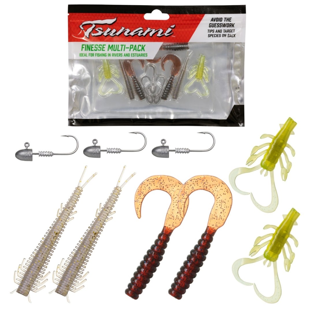 Tsunami Finesse Lures Multi Pack - Kmart
