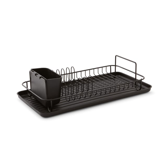 Black Slimline Dish Rack - Kmart NZ