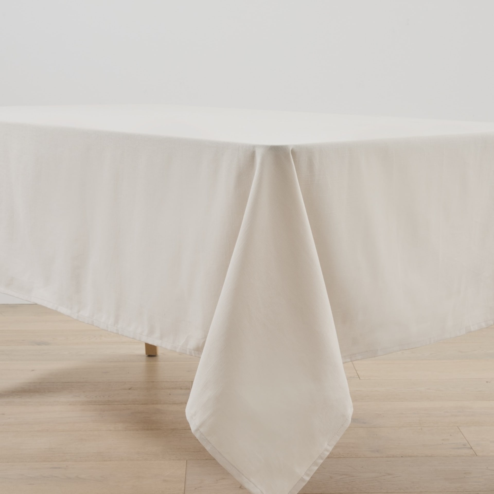 Sand Extra Large Linen Look Tablecloth - Kmart