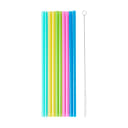 10 Piece Reusable Bright Straws - Kmart