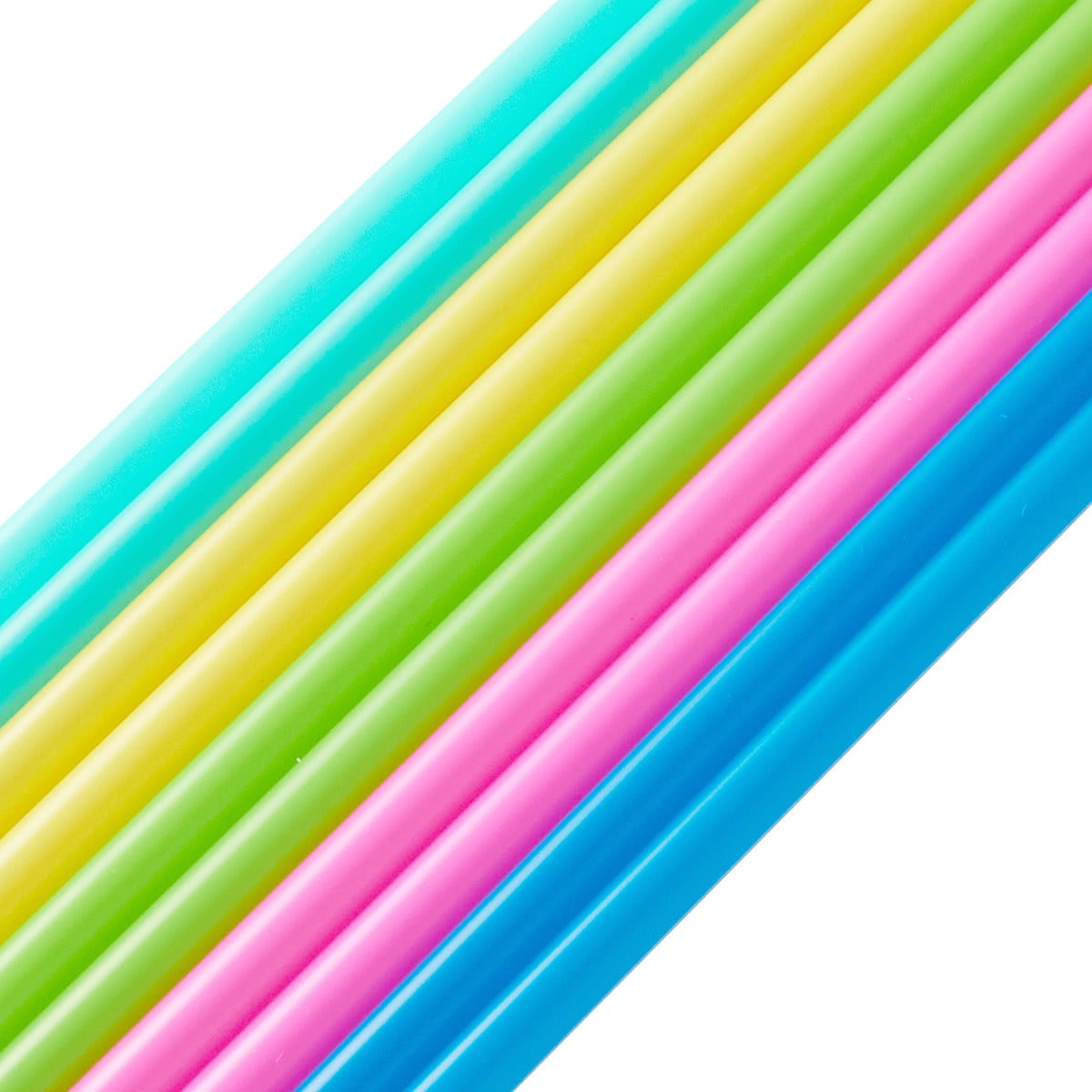 10 Piece Reusable Bright Straws - Kmart NZ