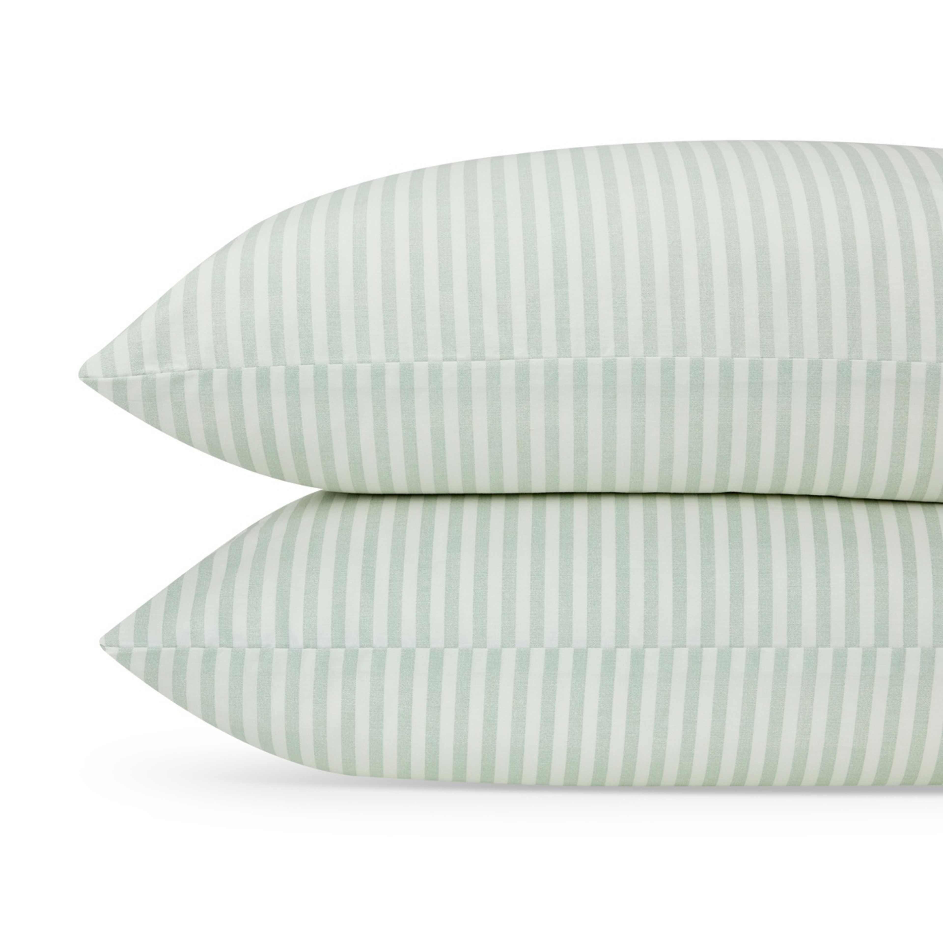 250 Thread Count Stripe Cotton Sheet Set - King Bed, Sage - Kmart
