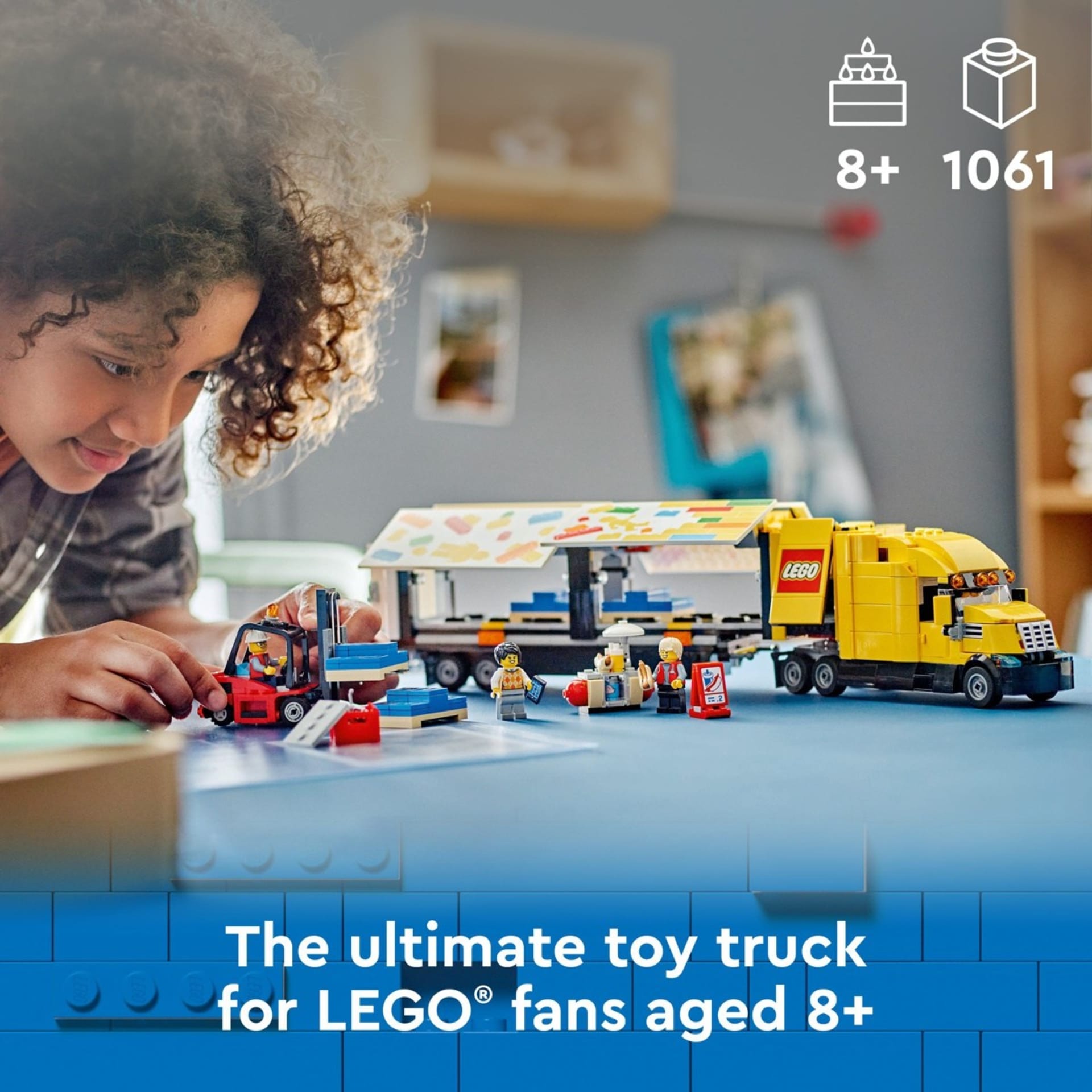 LEGO City Big Vehicles Yellow Delivery Truck 60440 - Kmart
