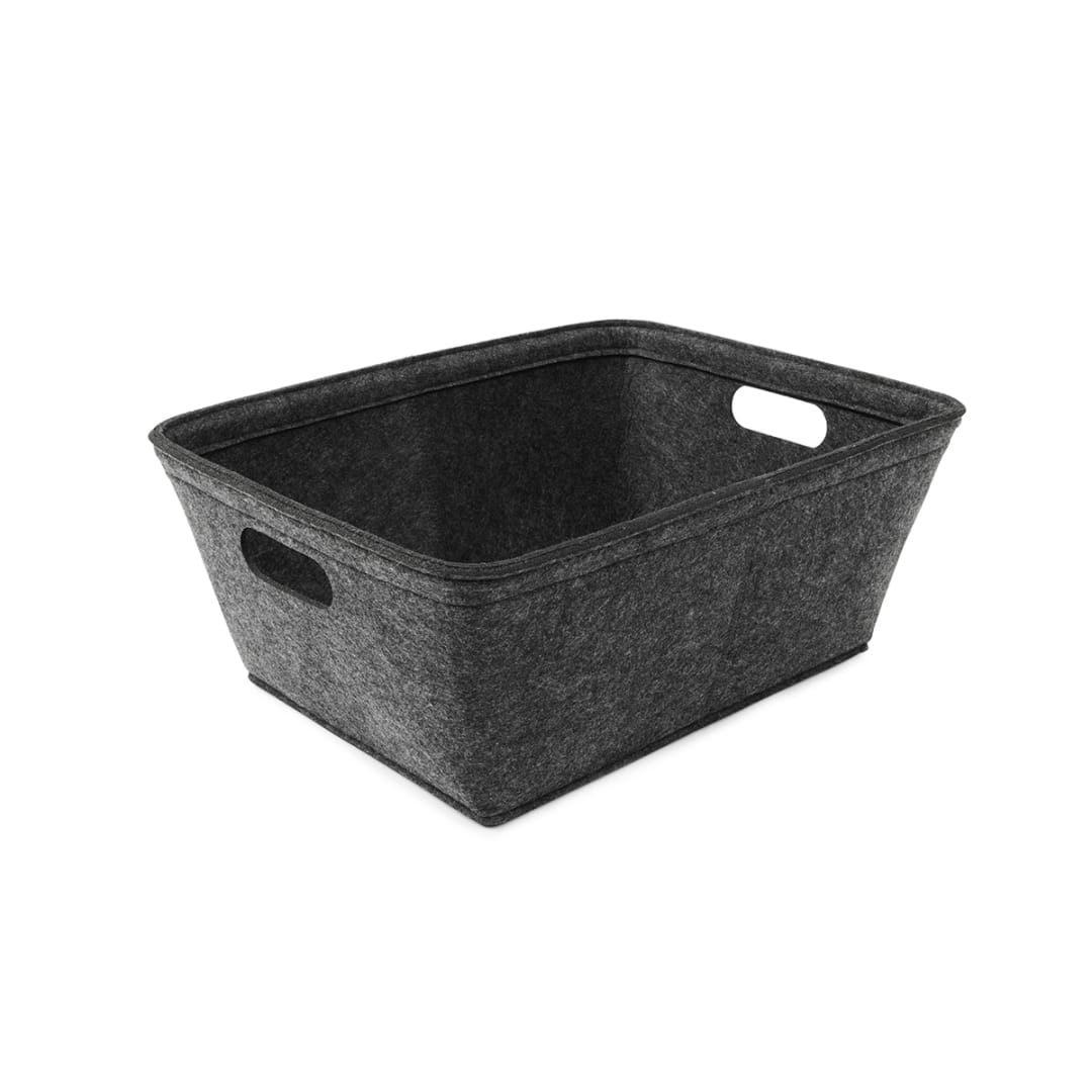 Felt Tub - Small, Charcoal - Kmart
