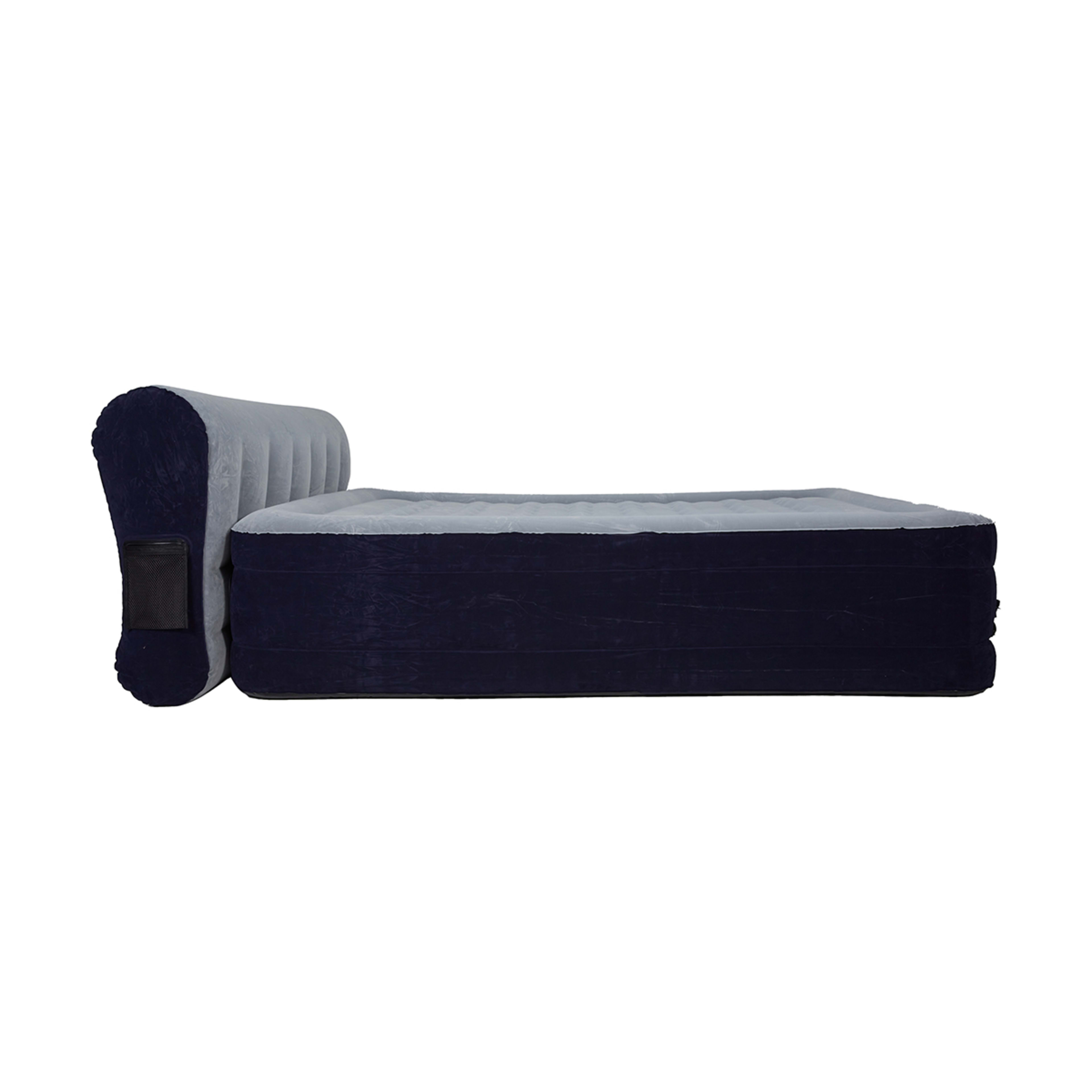 Backrest Air Bed with Built-in Pump - Queen Bed - Kmart
