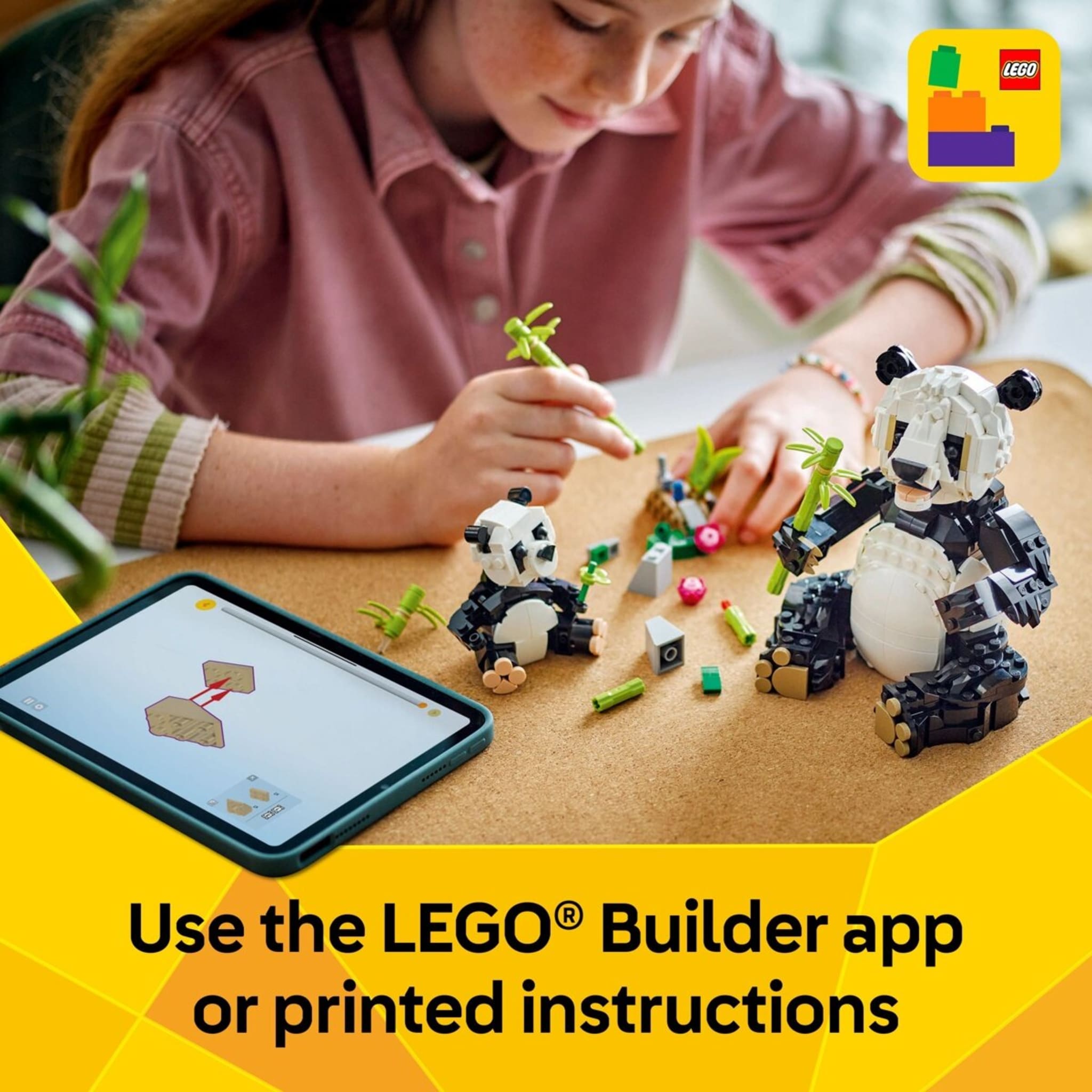 LEGO Creator Wild Animals: Panda Family 31165 - Kmart