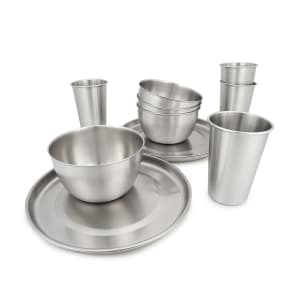 12 Piece Stainless Steel Dinner Set - Kmart