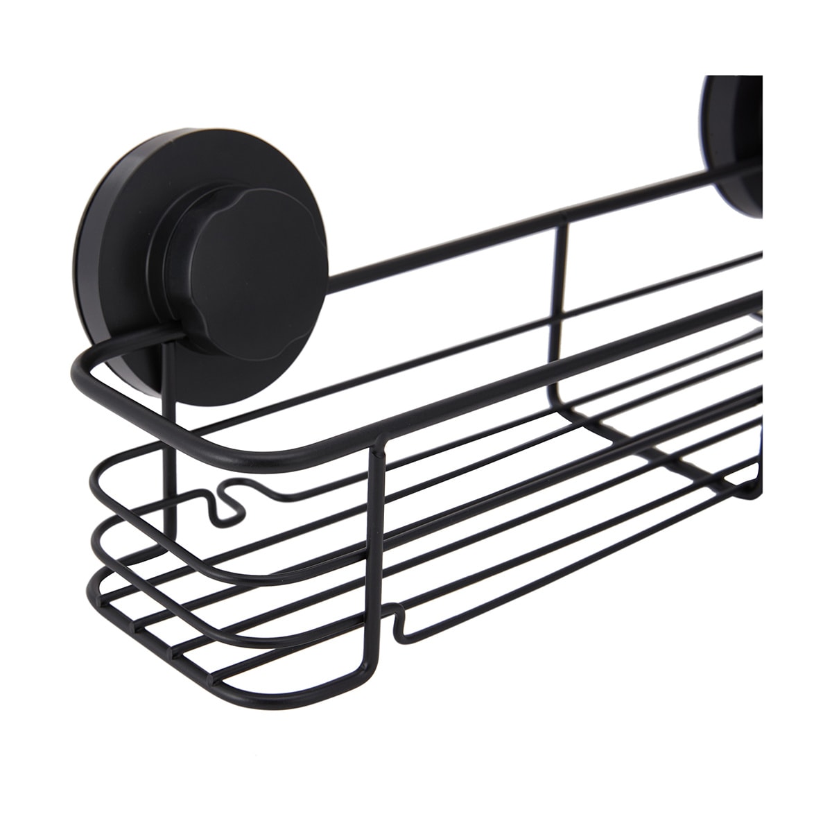 Black Suction Rectangular Rack - Kmart NZ