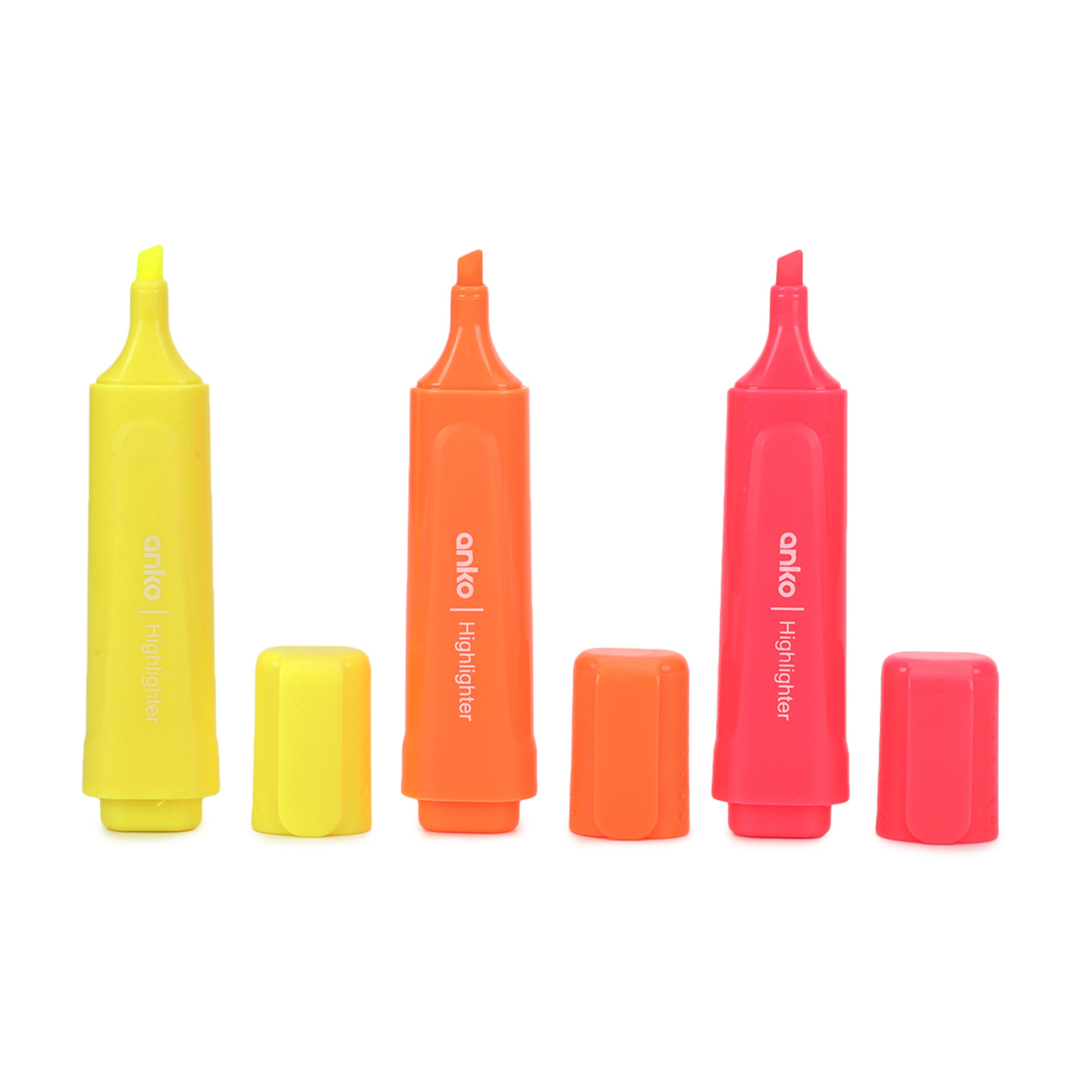 6 Pack Highlighters - Neon - Kmart