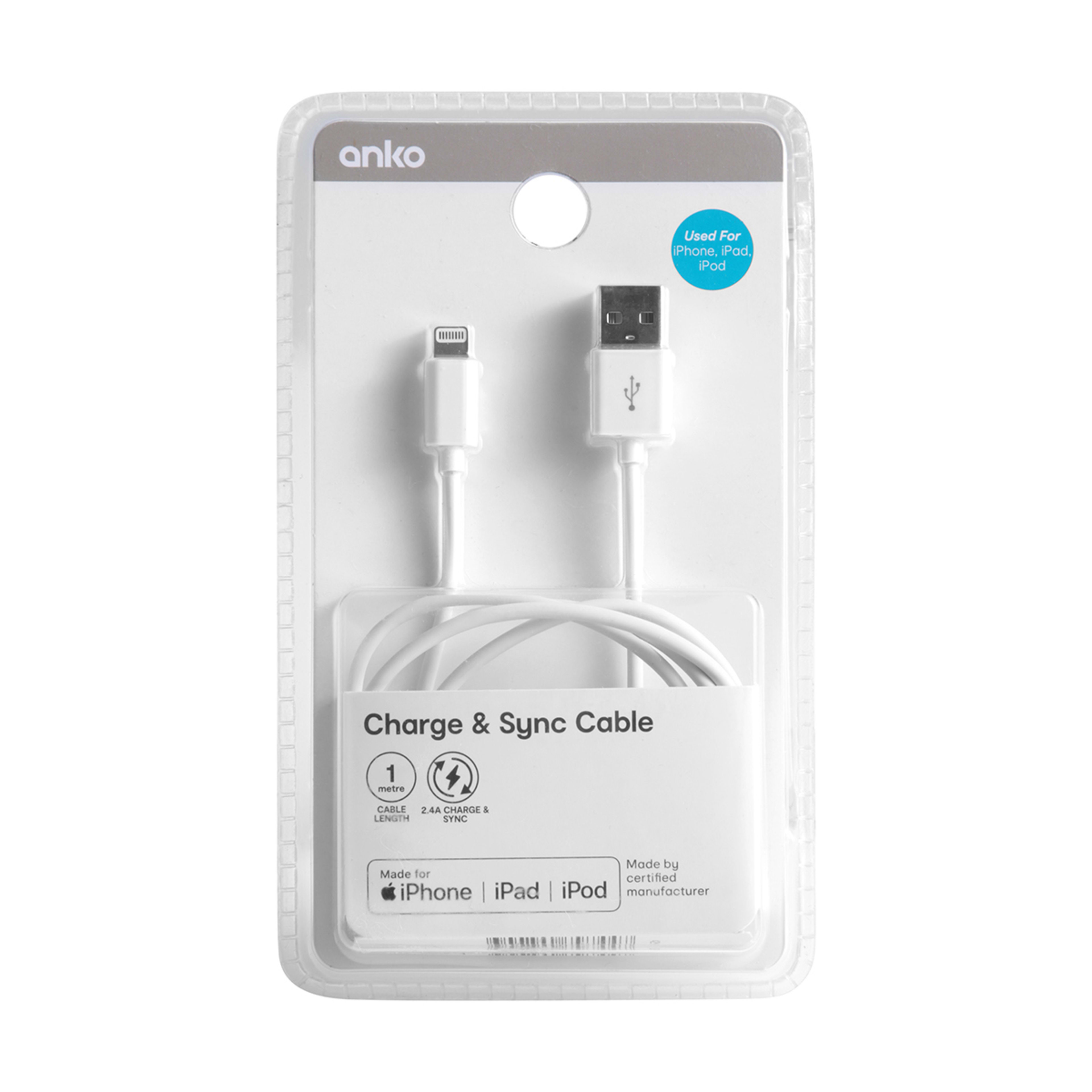 Lightning Cable - 1m - Kmart