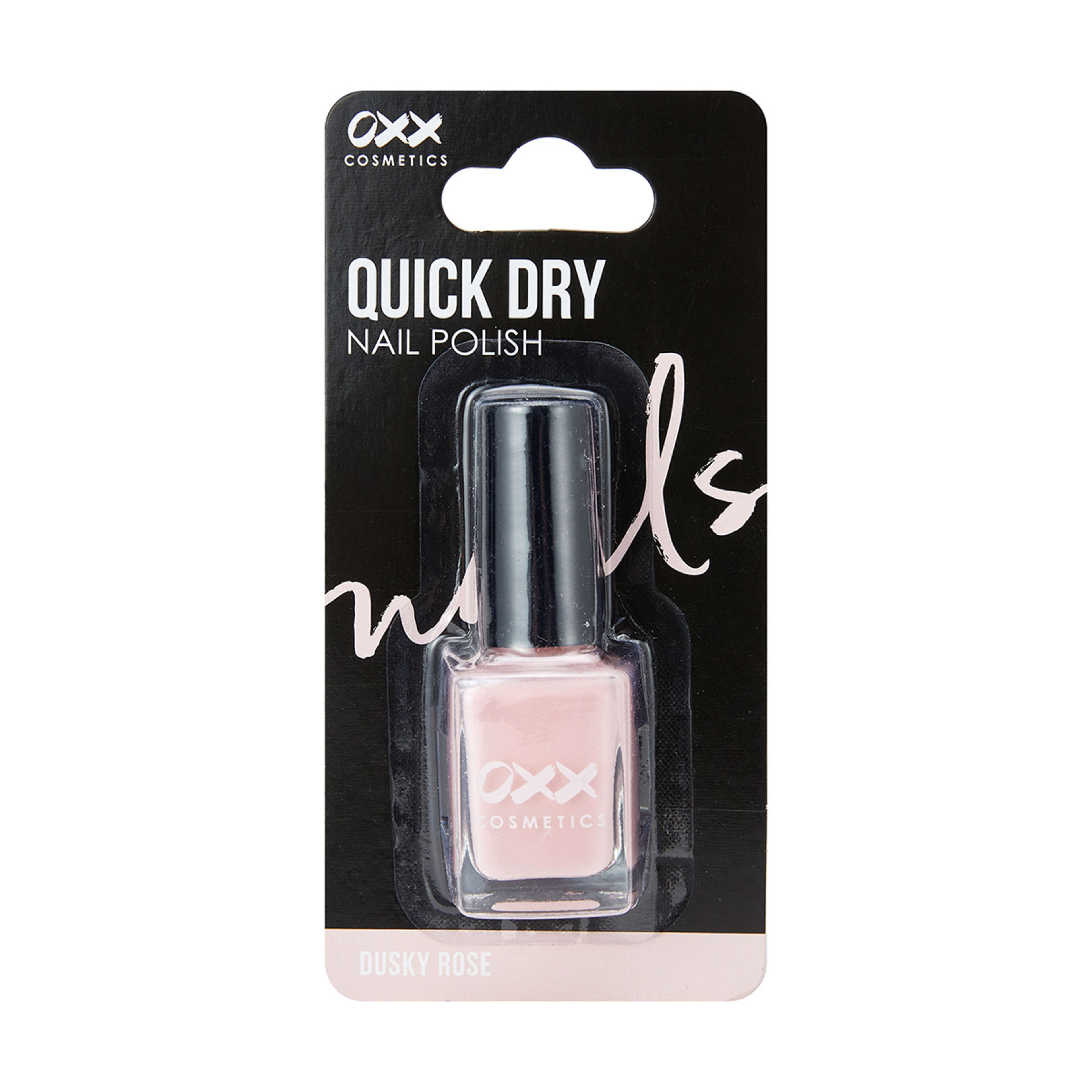 OXX Cosmetics Quick Dry Nail Polish - Dusky Rose - Kmart