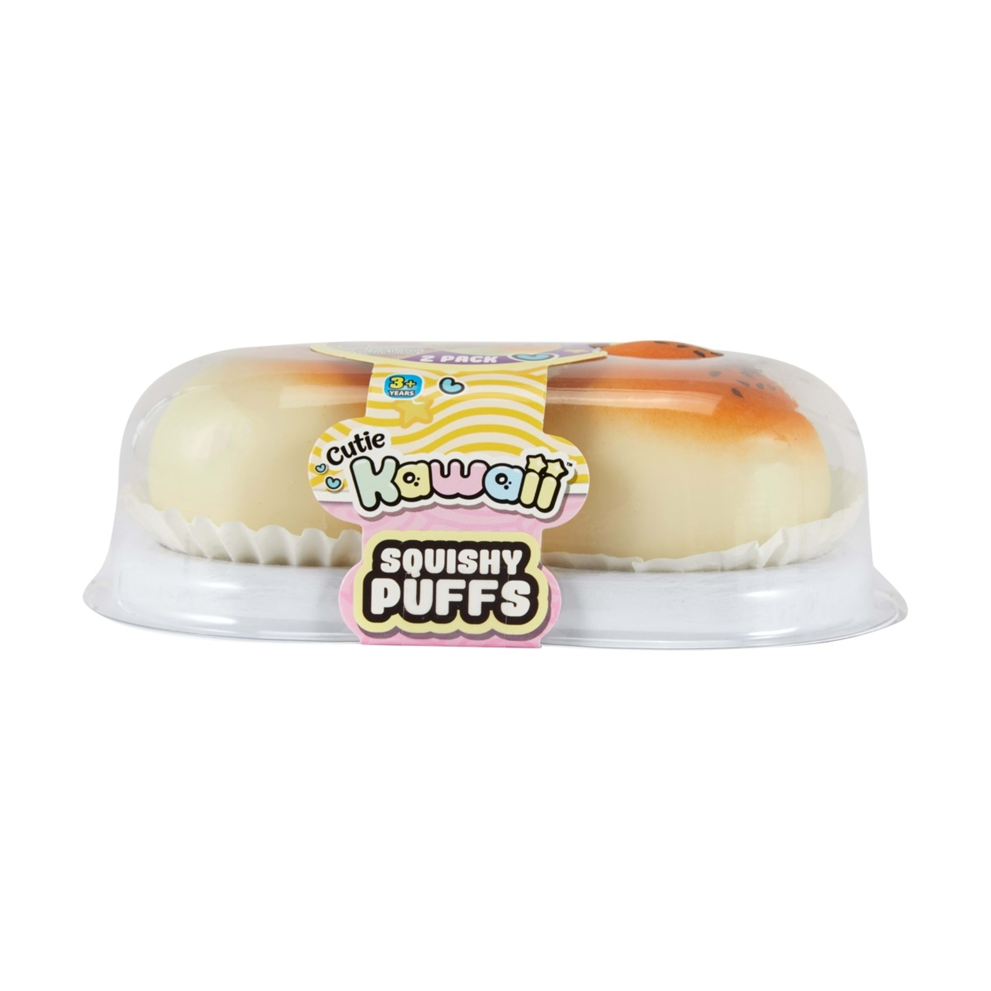 2 Pack Cutie Kawaii Squishy Puffs - Kmart
