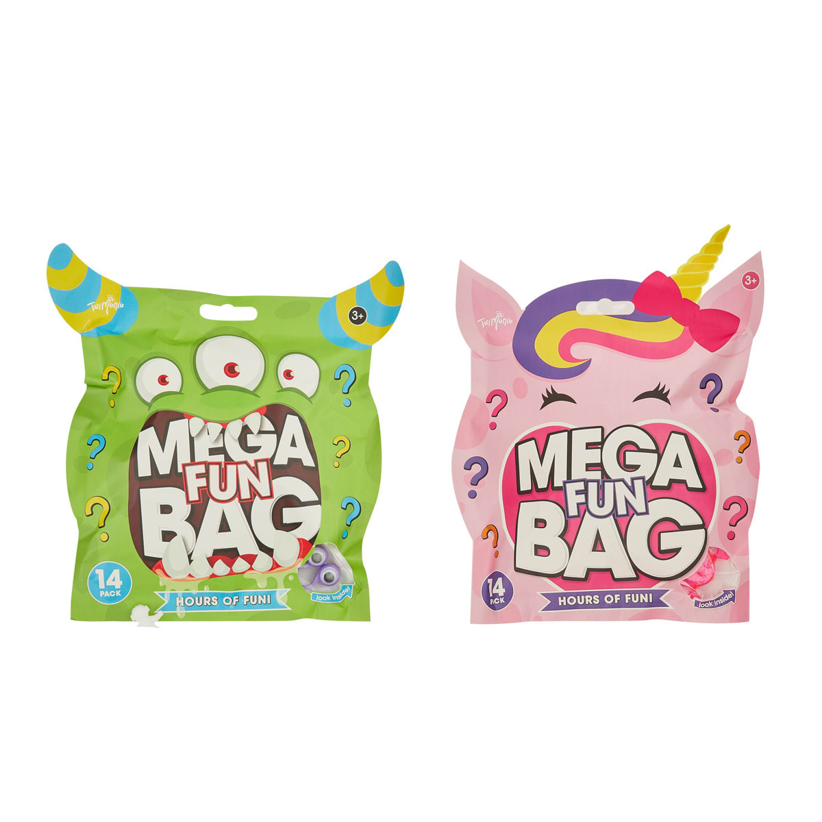 14 Piece ToyMania Mega Fun Bag - Assorted - Kmart
