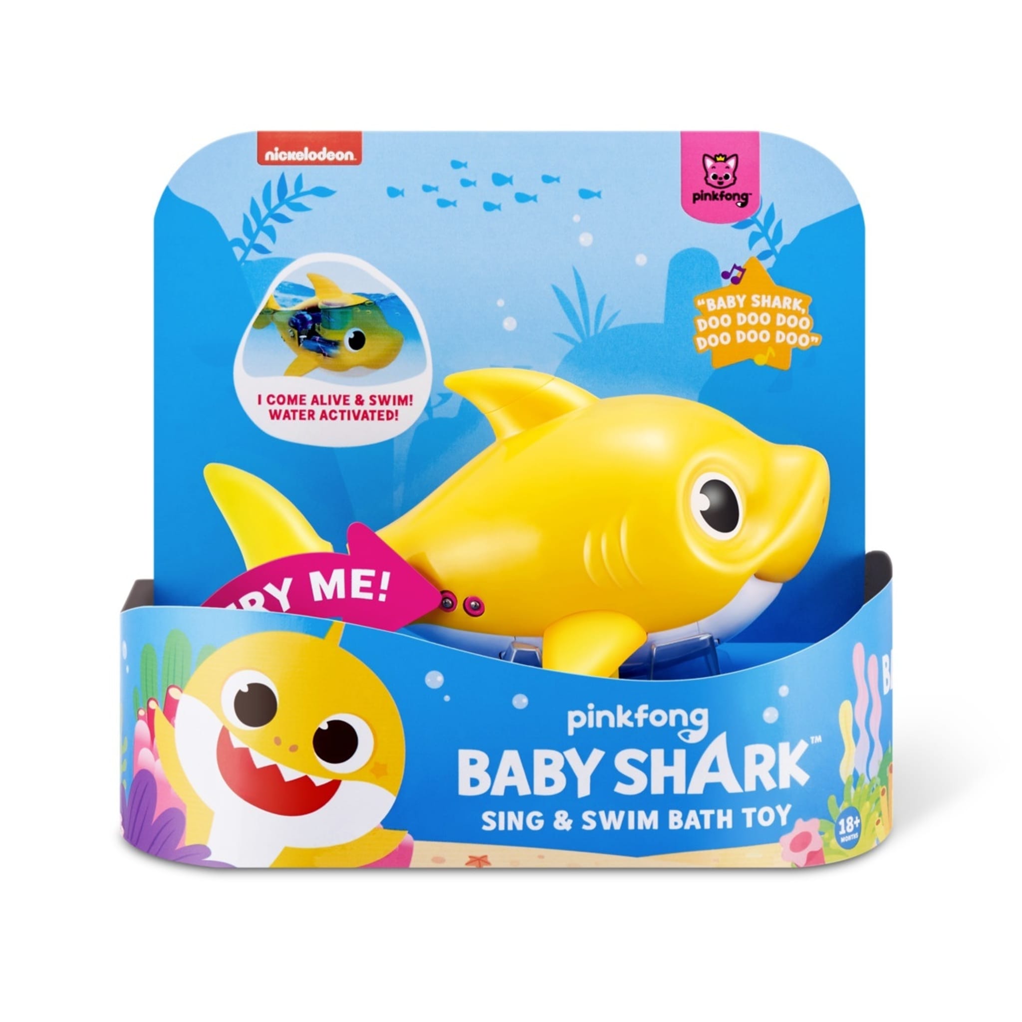 Nickelodeon Pinkfong Baby Shark Sing & Swim Bath Toy - Assorted - Kmart