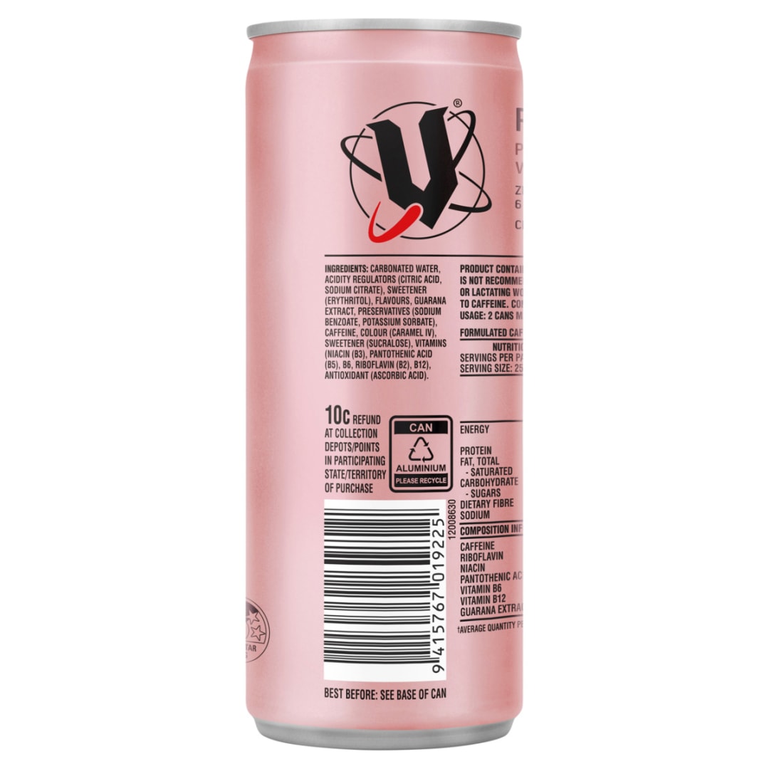 V Refresh Pineapple and Watermelon Energy Drink 250ml - Kmart