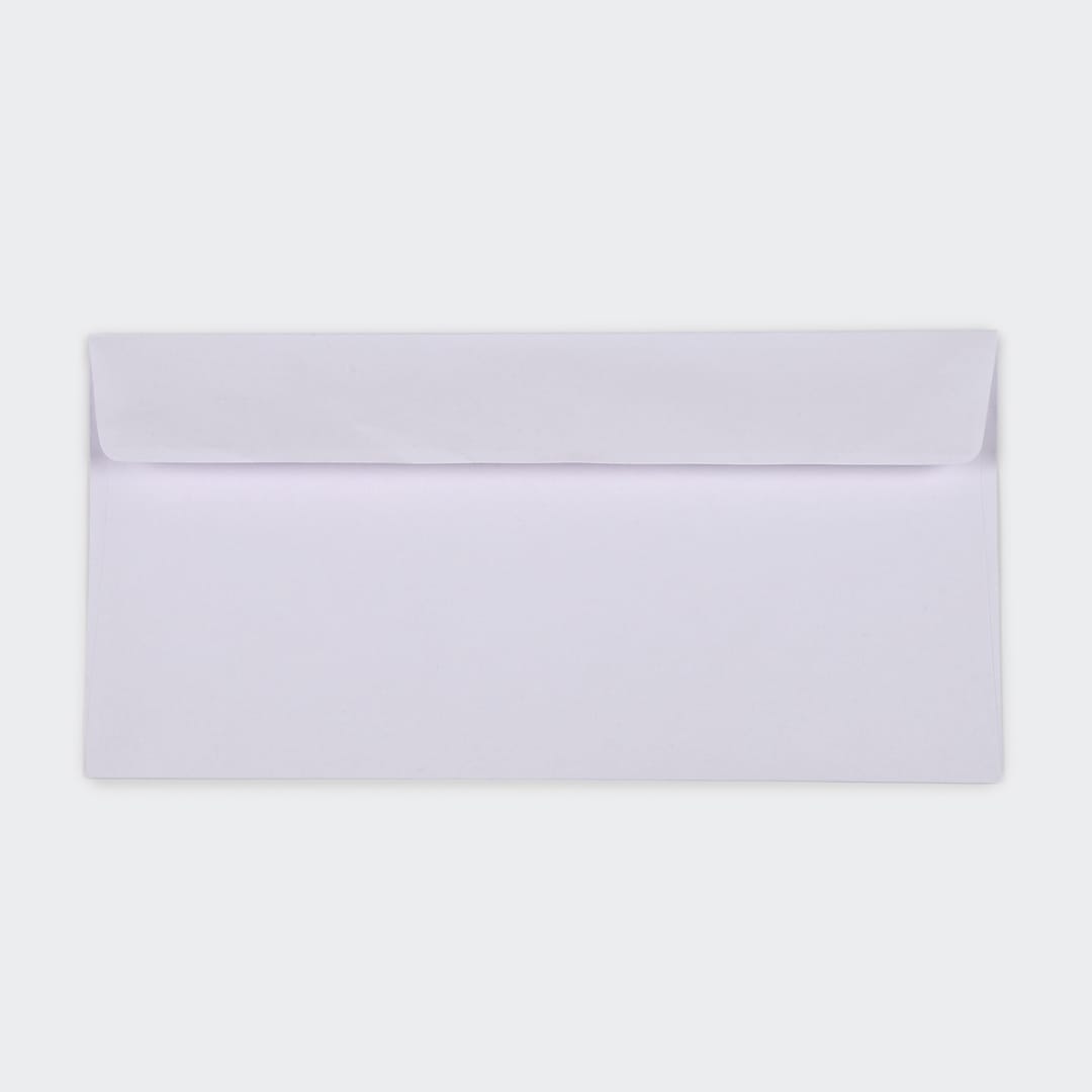 100 Pack DL Peel and Seal Envelopes - White - Kmart
