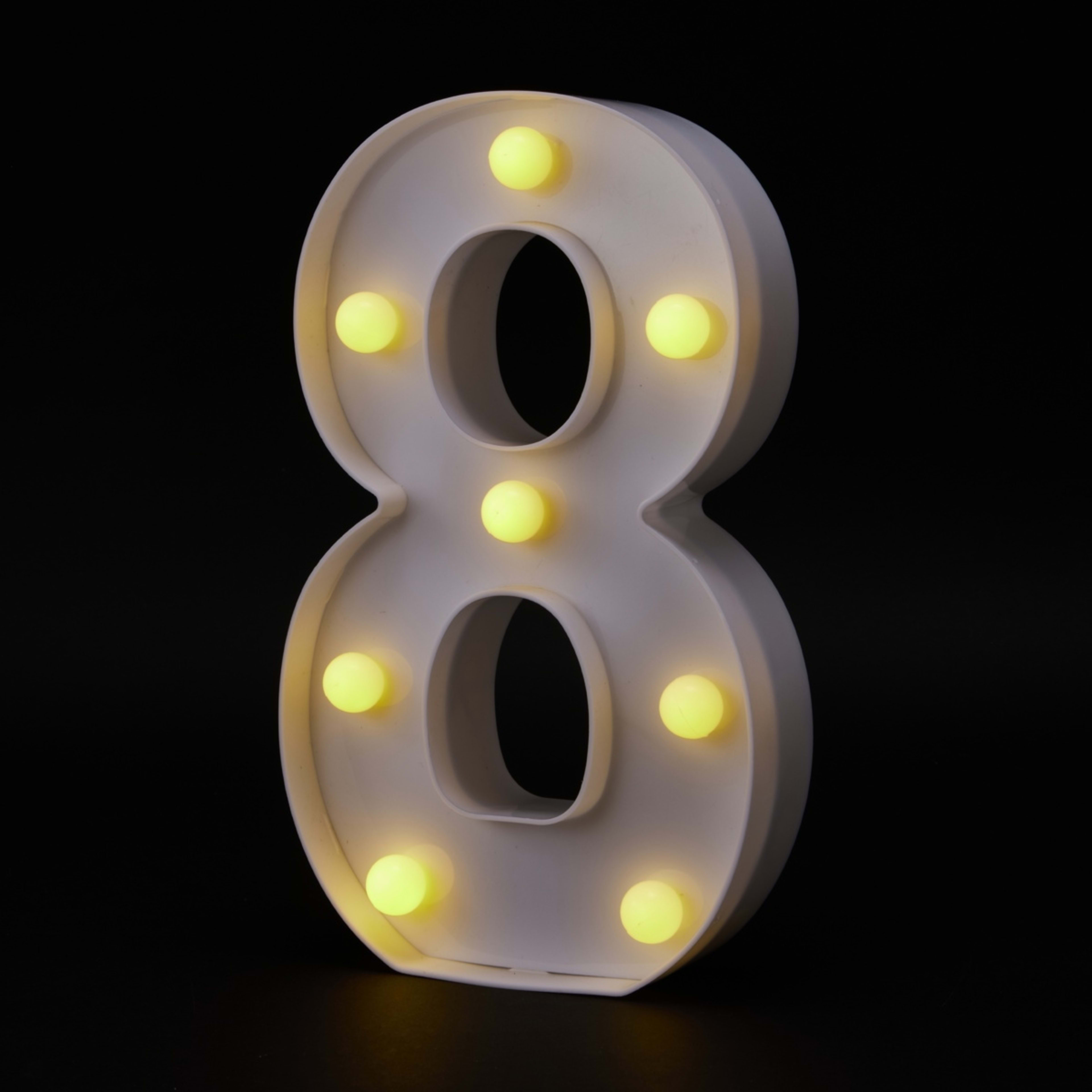 Light Up Number - 8 - Kmart