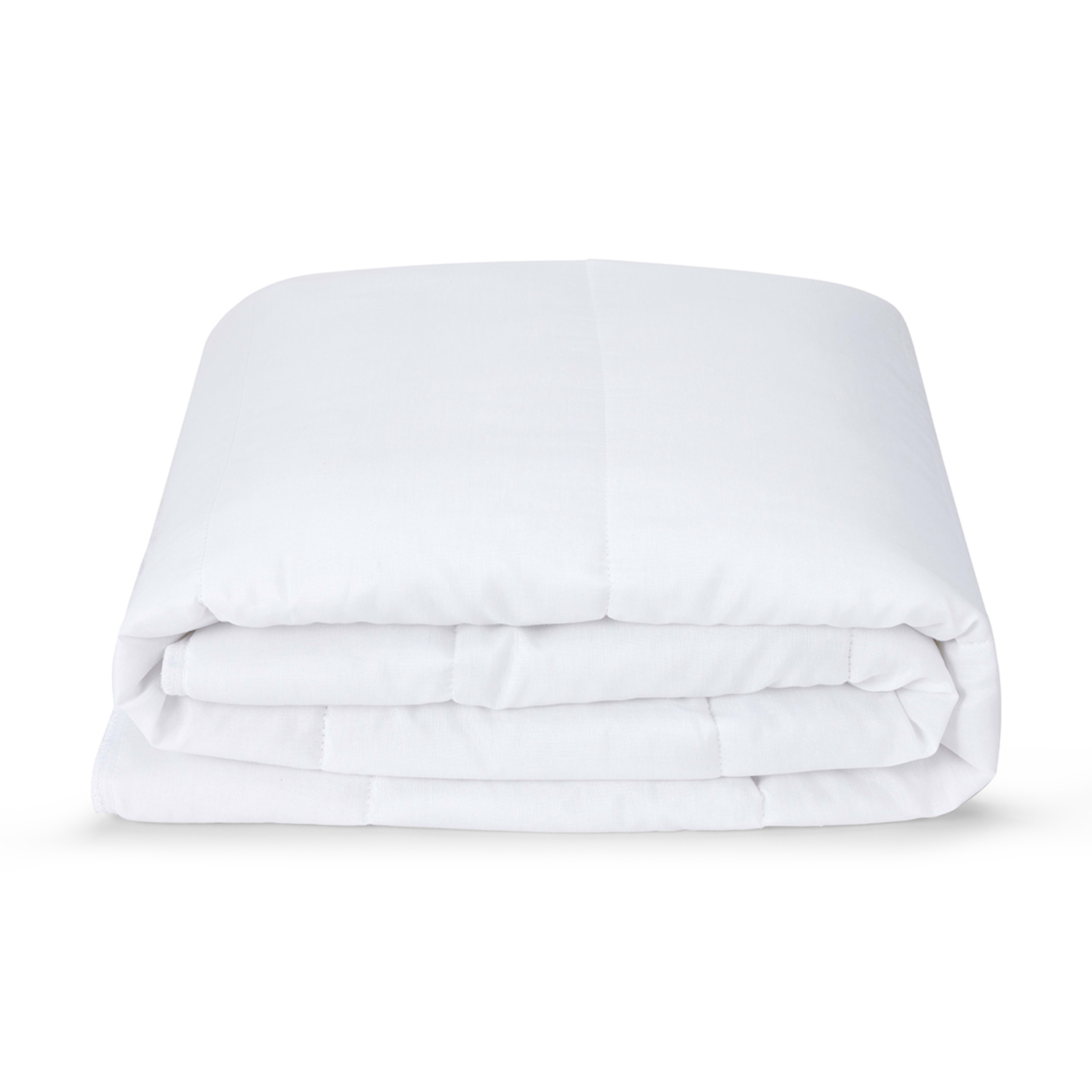 Strapped Mattress Protector - Double Bed, White - Kmart
