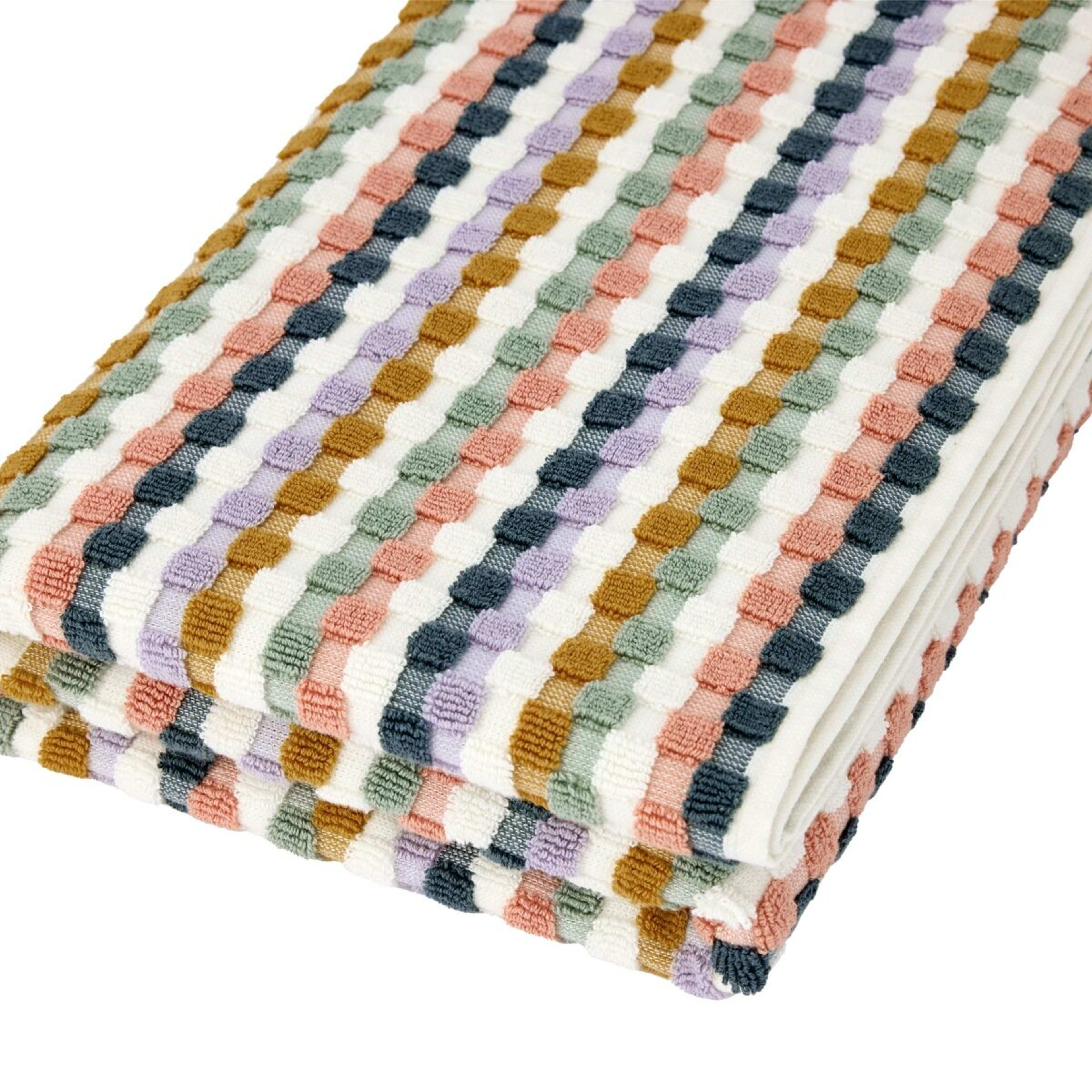 Multi Popcorn Cotton Bath Towel - Kmart