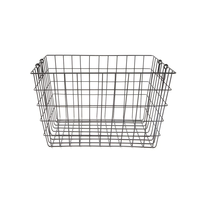 Rectangle Wire Basket - Large, Black - Kmart