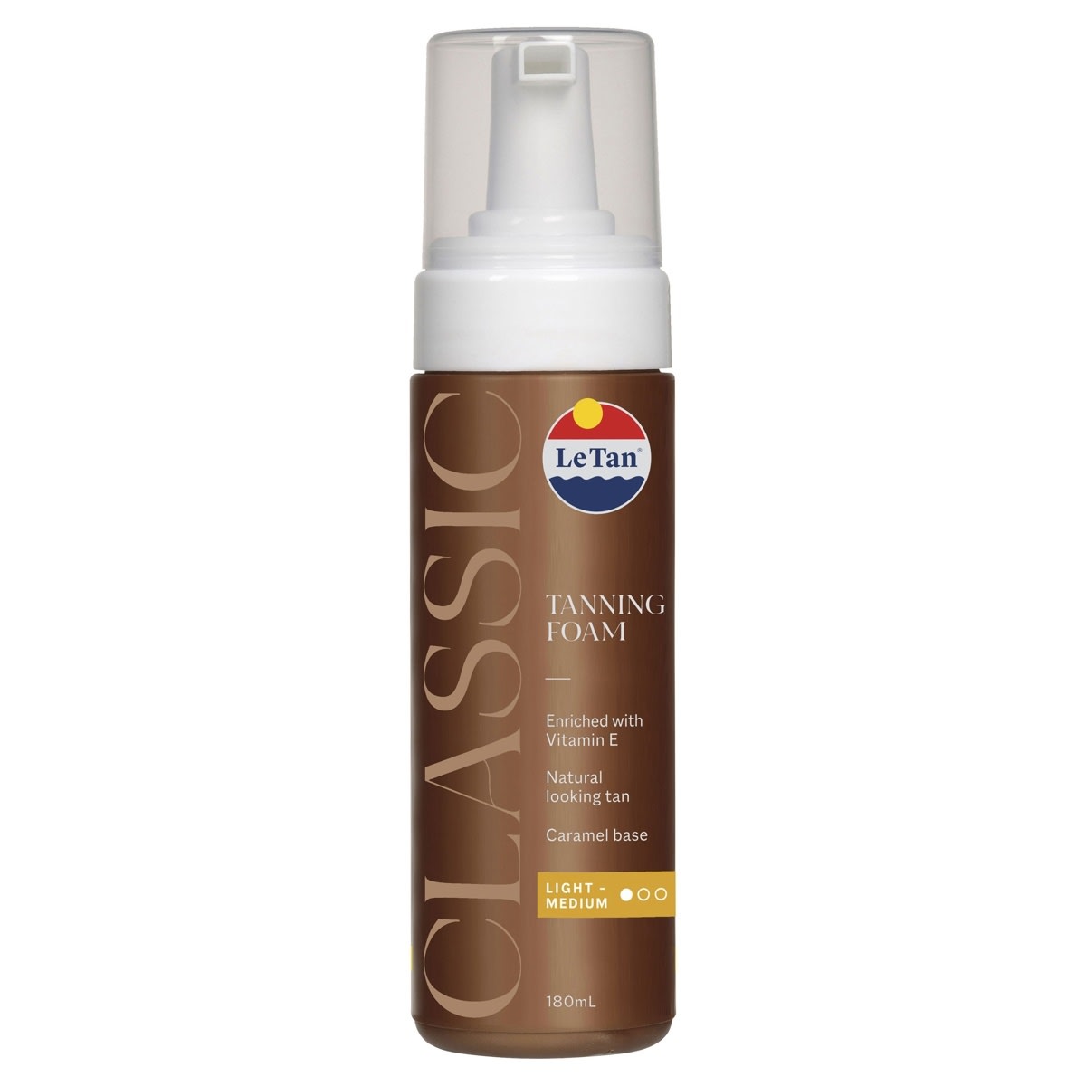 Le Tan Classic Self Tanning Foam 180ml - Light Medium - Kmart NZ