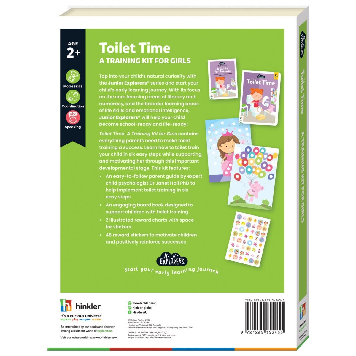Junior Explorers: Toilet Time A Training Kit for Girls - Book - Kmart