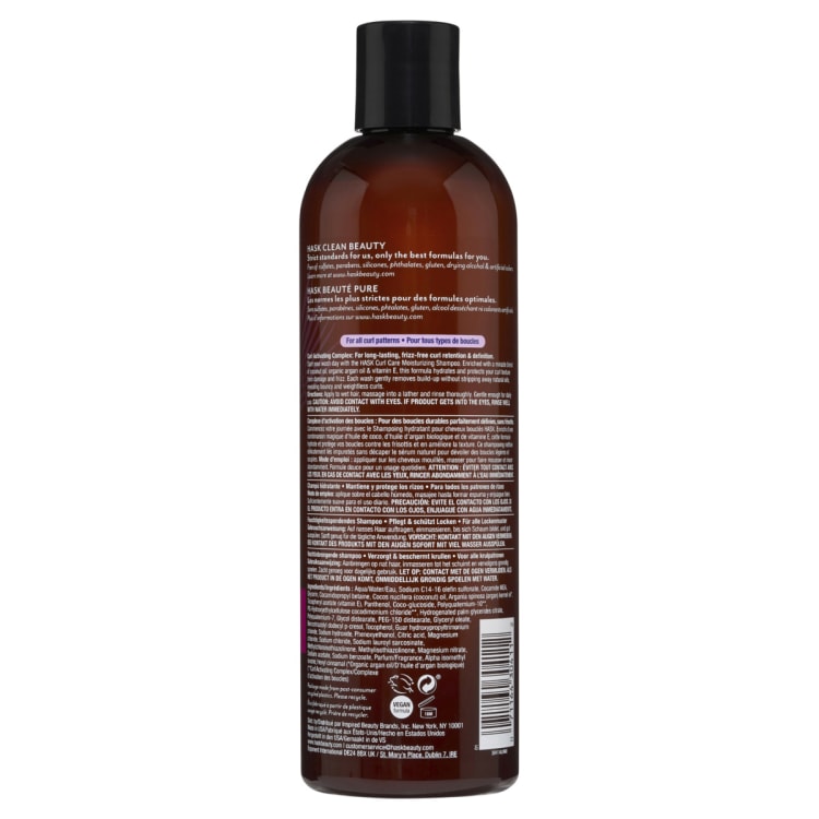 HASK Curl Care Moisturizing Shampoo 355ml - Coconut Oil, Argan Oil ...
