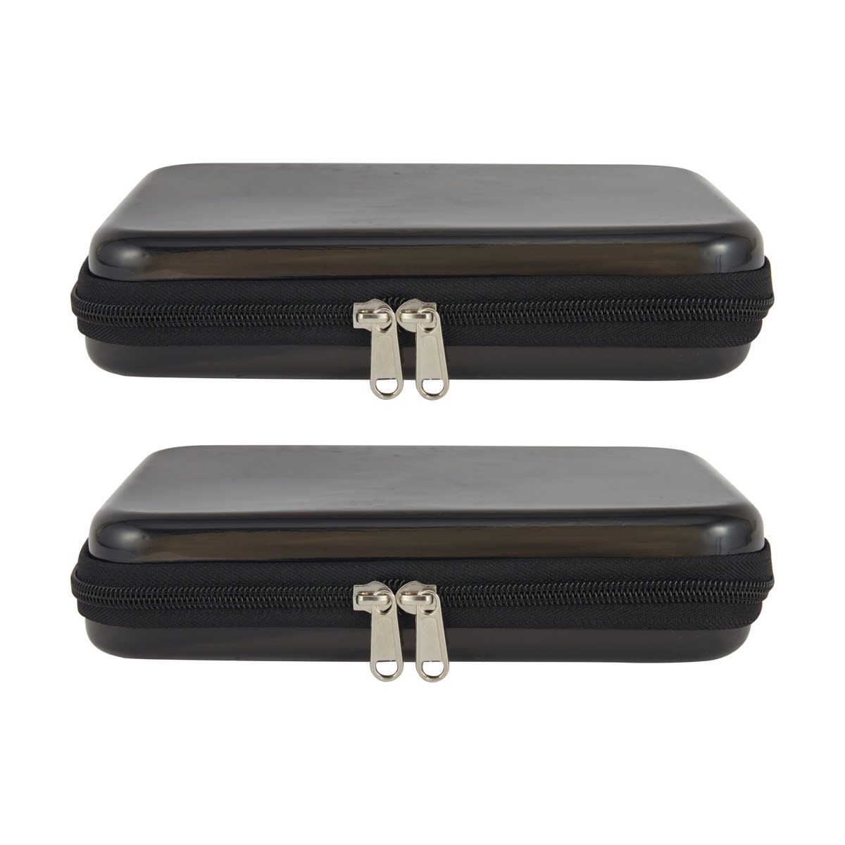 2 Pack Clear Packing Cubes - Black - Kmart NZ