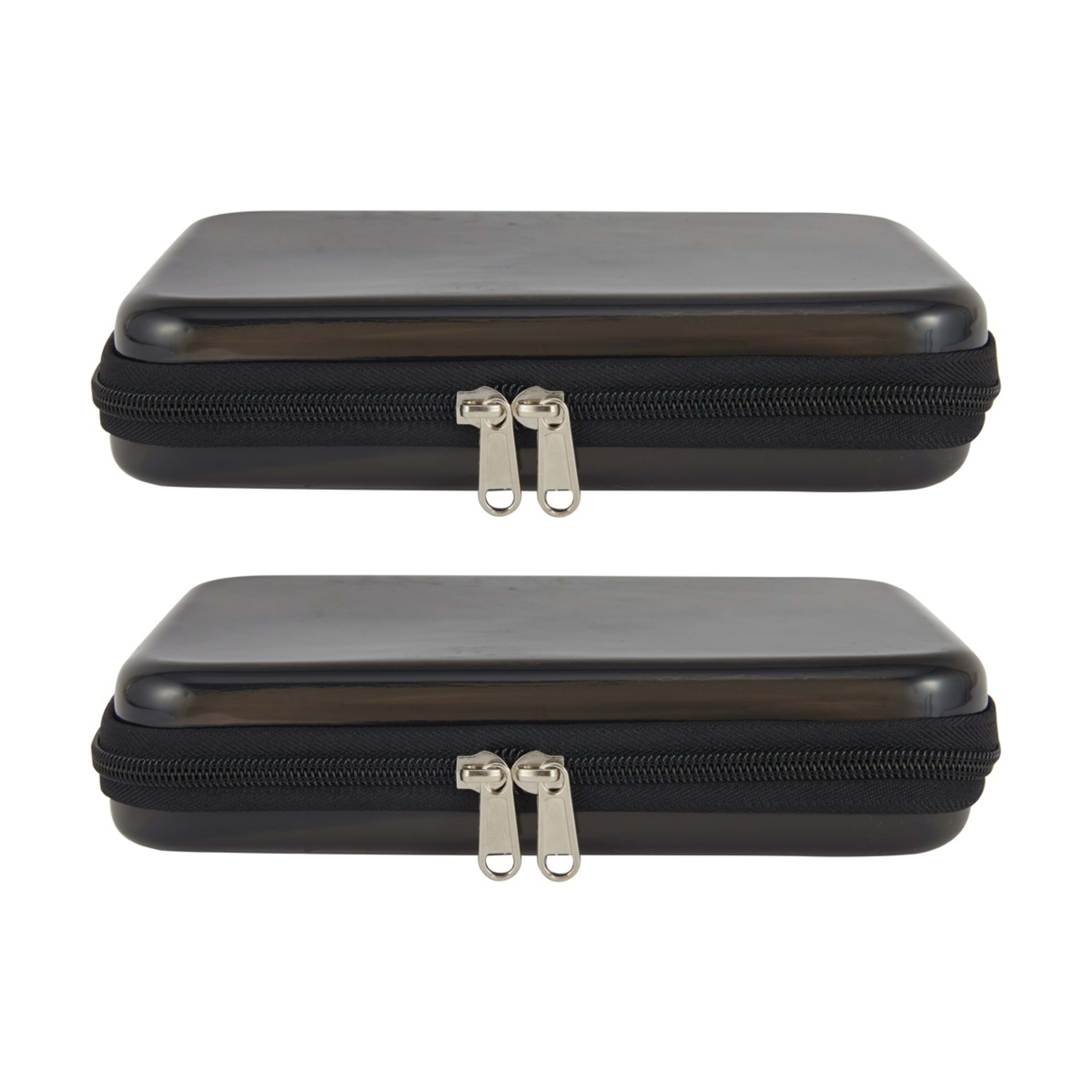 2 Pack Clear Packing Cubes - Black - Kmart