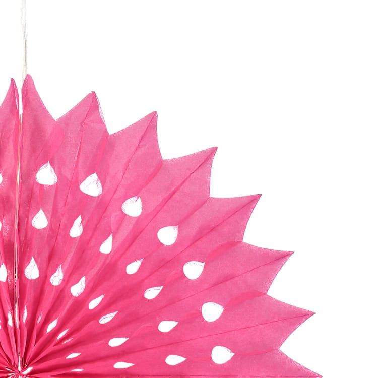 3 Pack Pink Paper Fan Decorations - Kmart