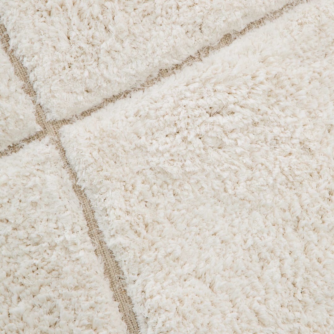 Sophia Round Rug - White - 180cm - Kmart